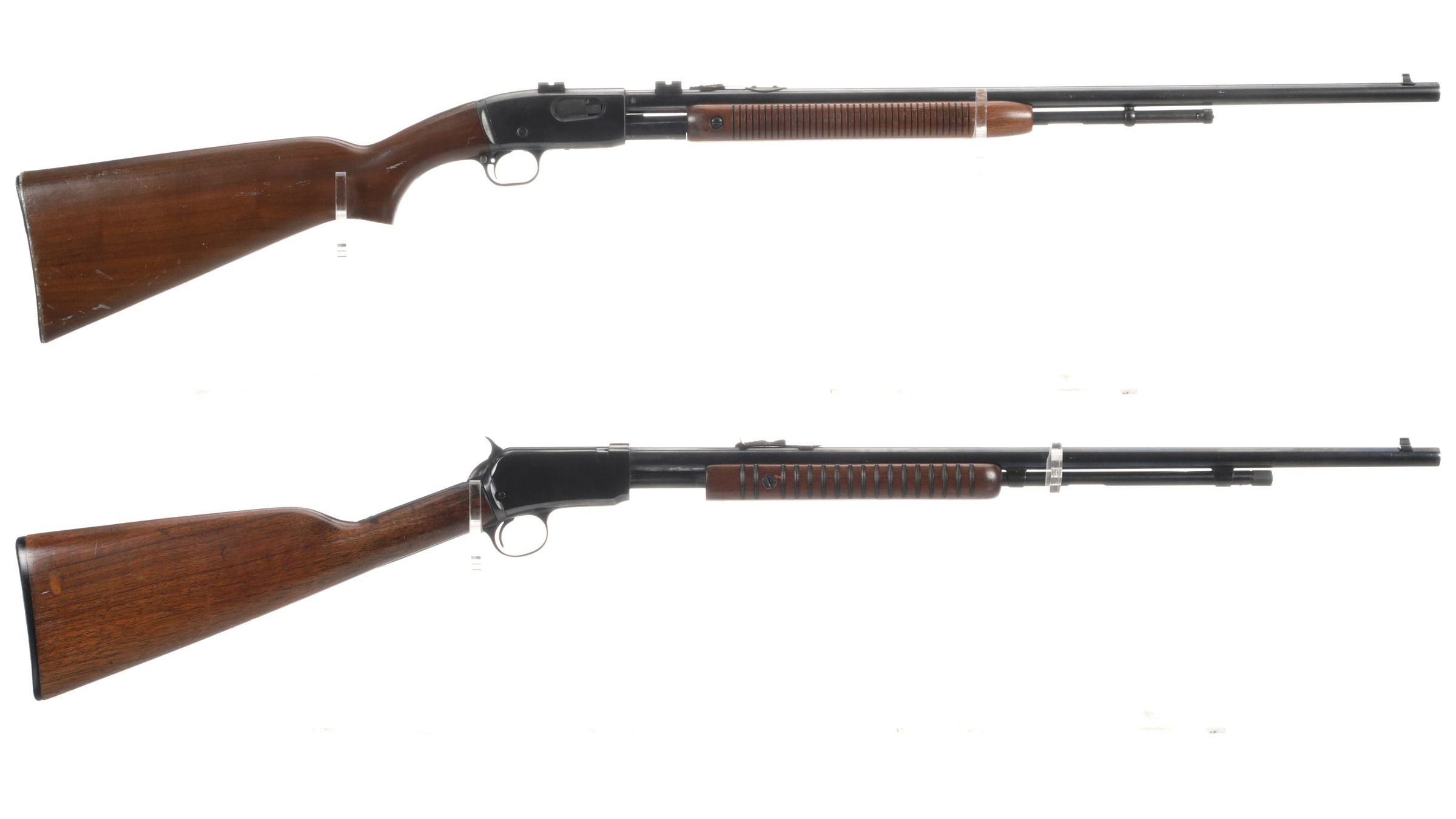Two Slide Action Rifles | Rock Island Auction
