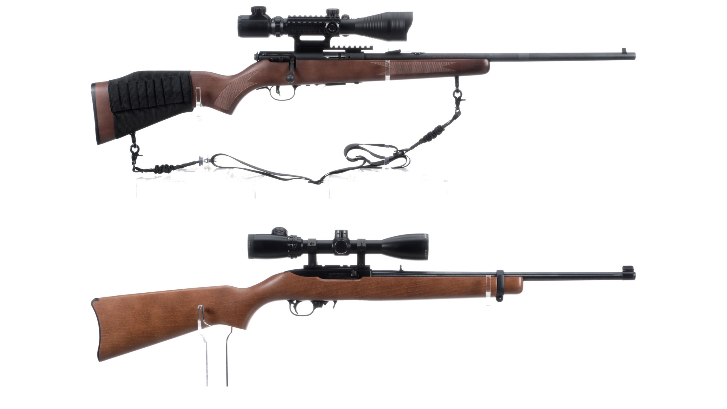 Two Long Guns with Scopes | Rock Island Auction
