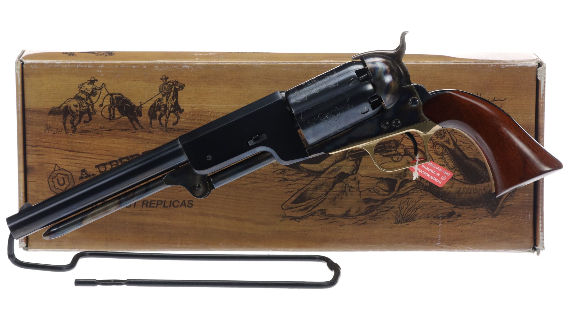 Uberti/Cimarron Walker Dragoon Percussion Revolver with Box | Rock ...