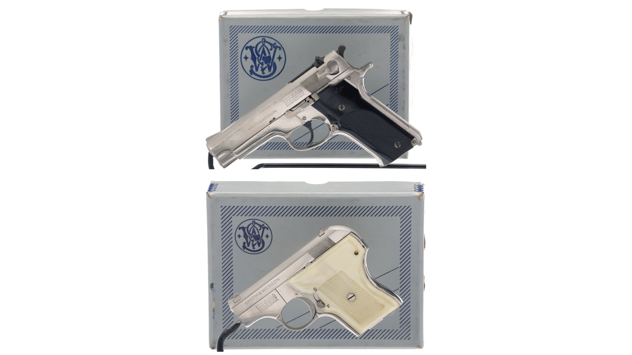 Two Smith & Wesson Semi-Automatic Pistols with Boxes | Rock Island Auction