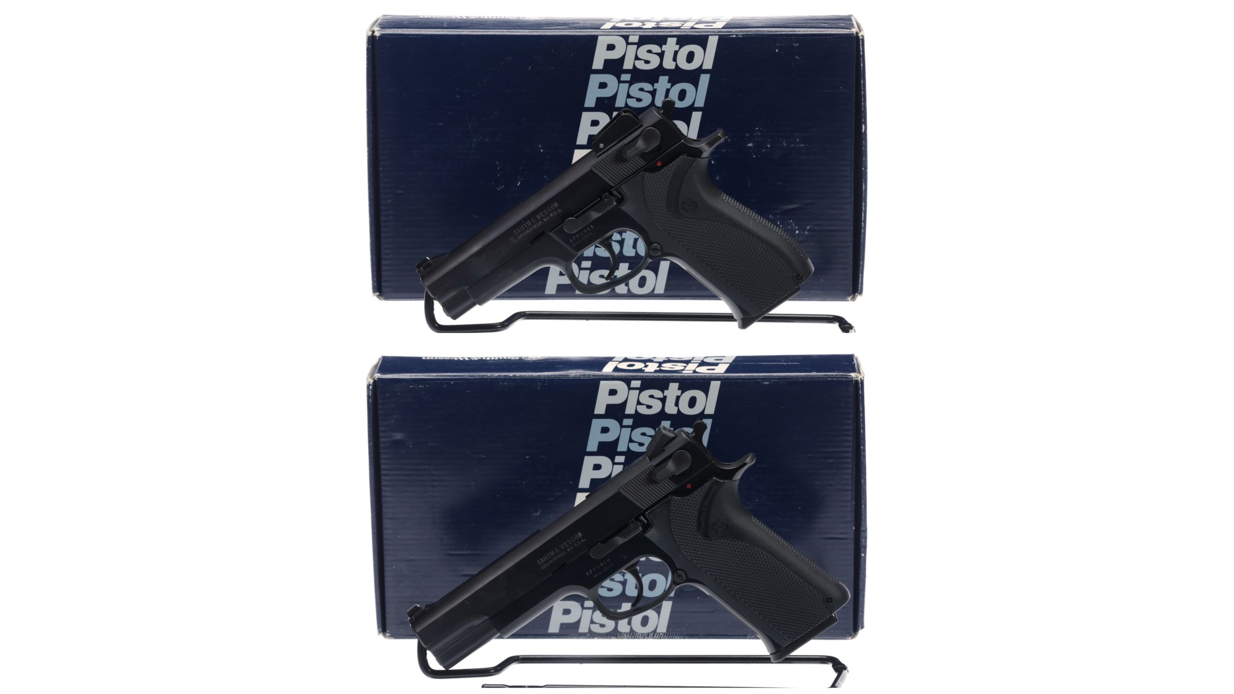 Two Smith & Wesson Semi-Automatic Pistols with Boxes | Rock Island Auction