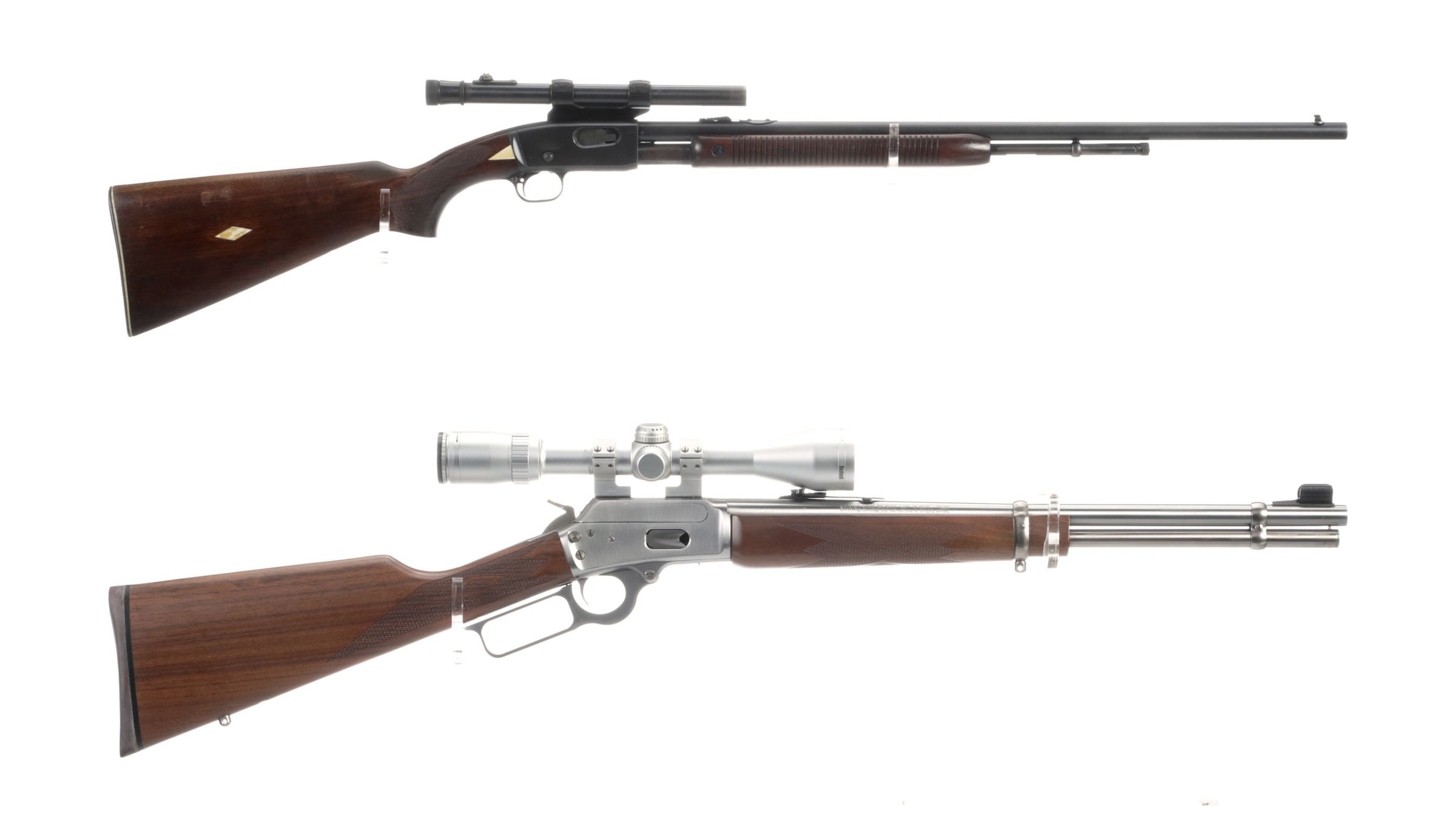 Two Rifles with Scopes | Rock Island Auction