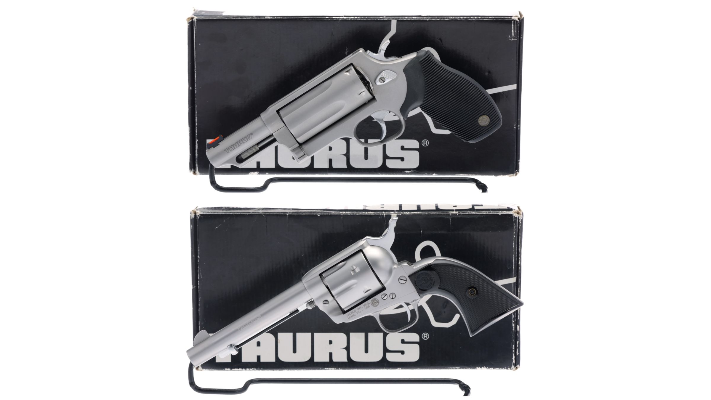 Two Taurus Revolvers with Boxes | Rock Island Auction