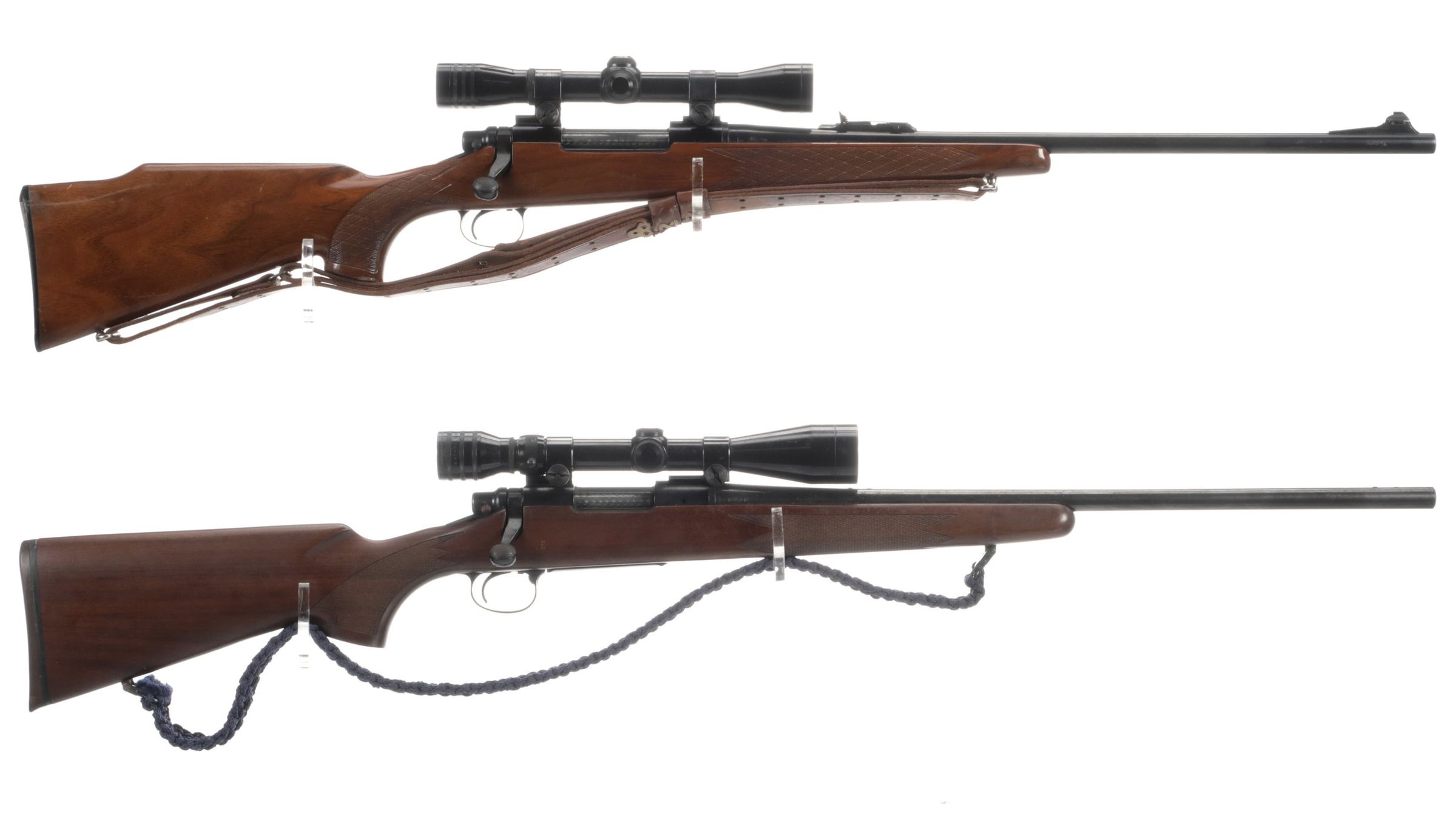 Two Remington Model 700 Bolt Action Rifles with Scopes | Rock Island ...