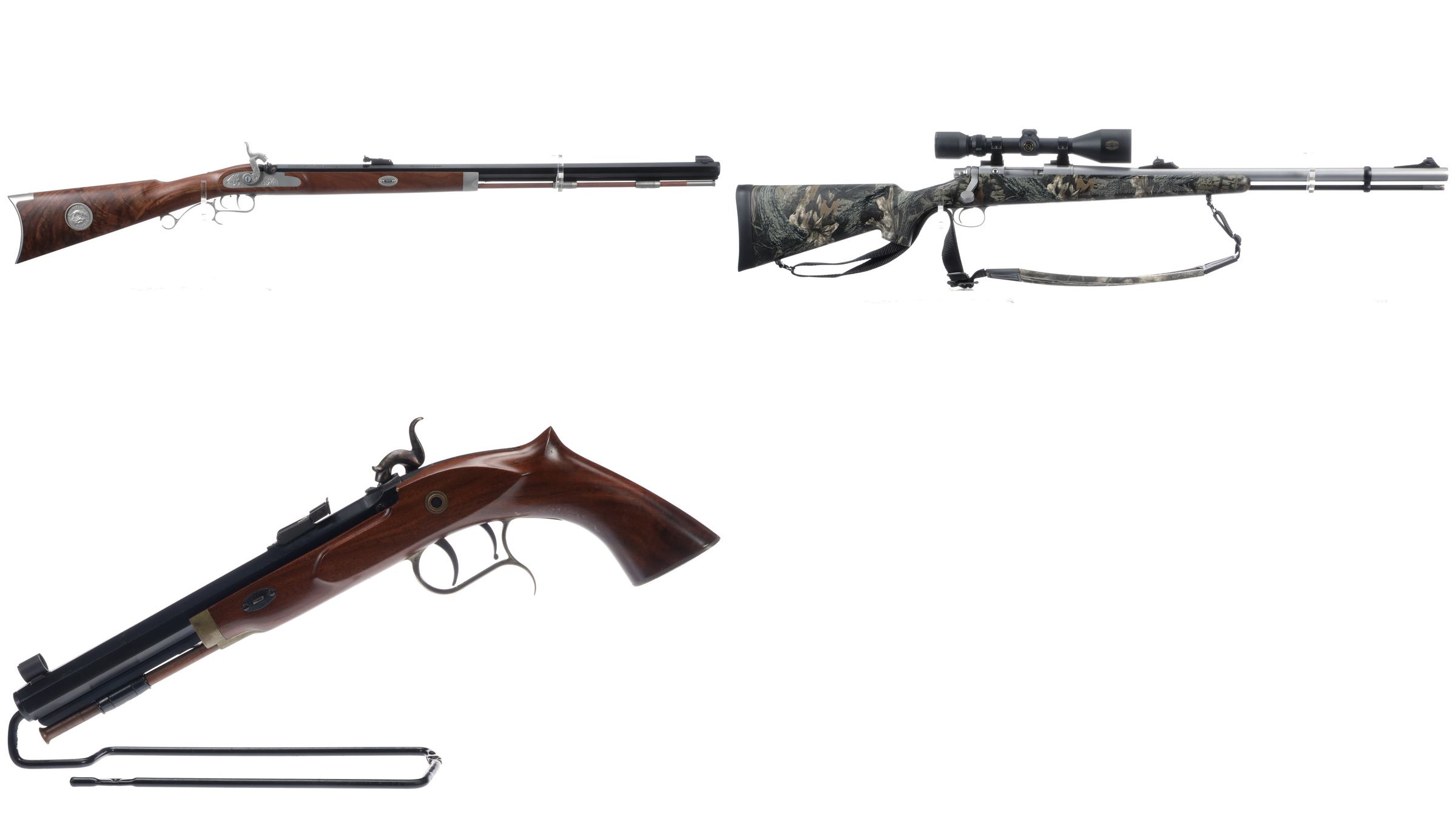 Three Muzzleloading Percussion Firearms | Rock Island Auction