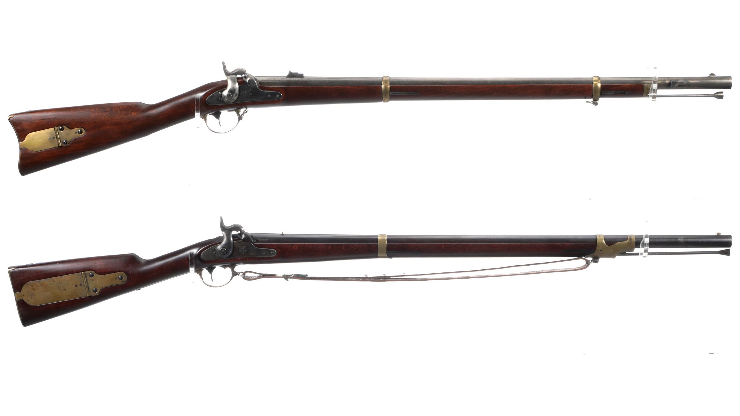 Two Italian Reproduction Percussion Rifles | Rock Island Auction