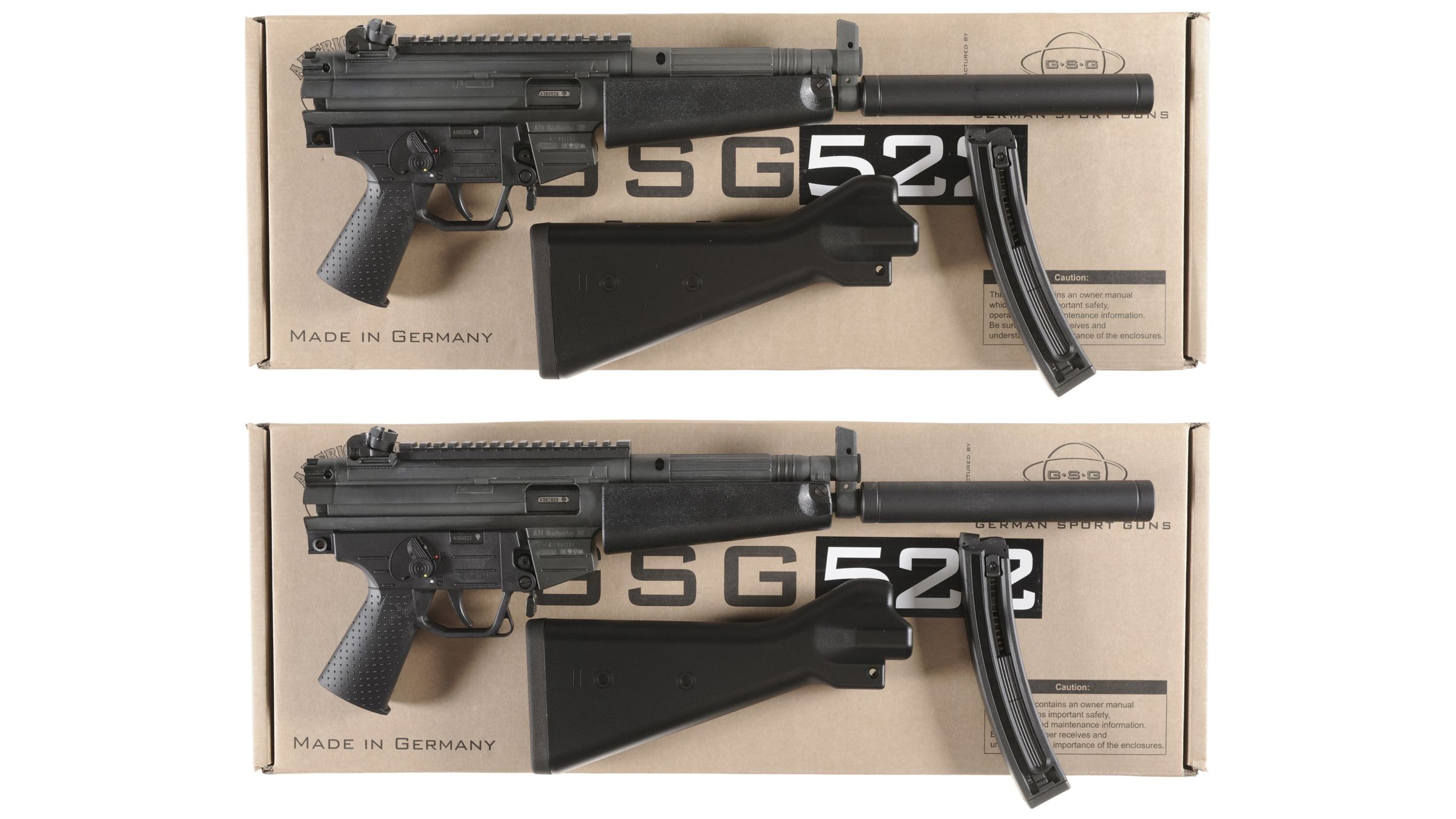 Two German Sport Guns GSG-522 Semi-Automatic Rifles with Boxes | Rock ...