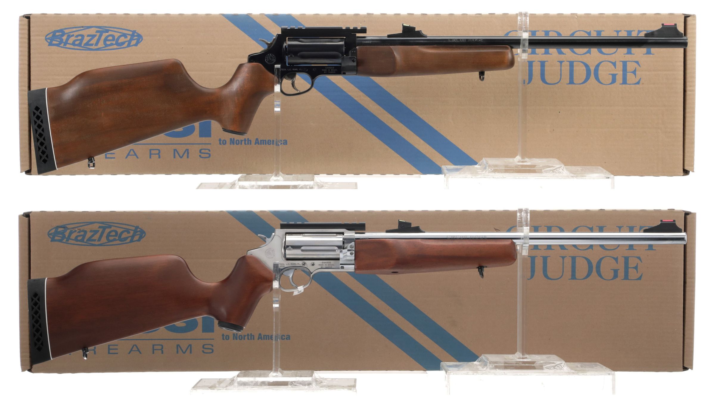 Two Taurus/Rossi Circuit Judge Revolving Rifles with Boxes | Rock ...