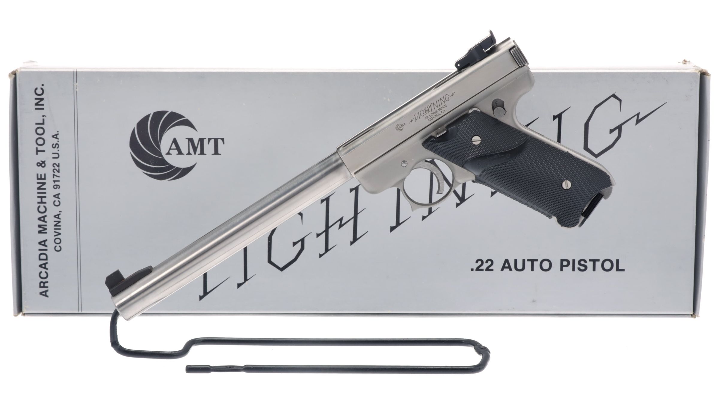 AMT Lightning Semi-Automatic Pistol with Box | Rock Island Auction