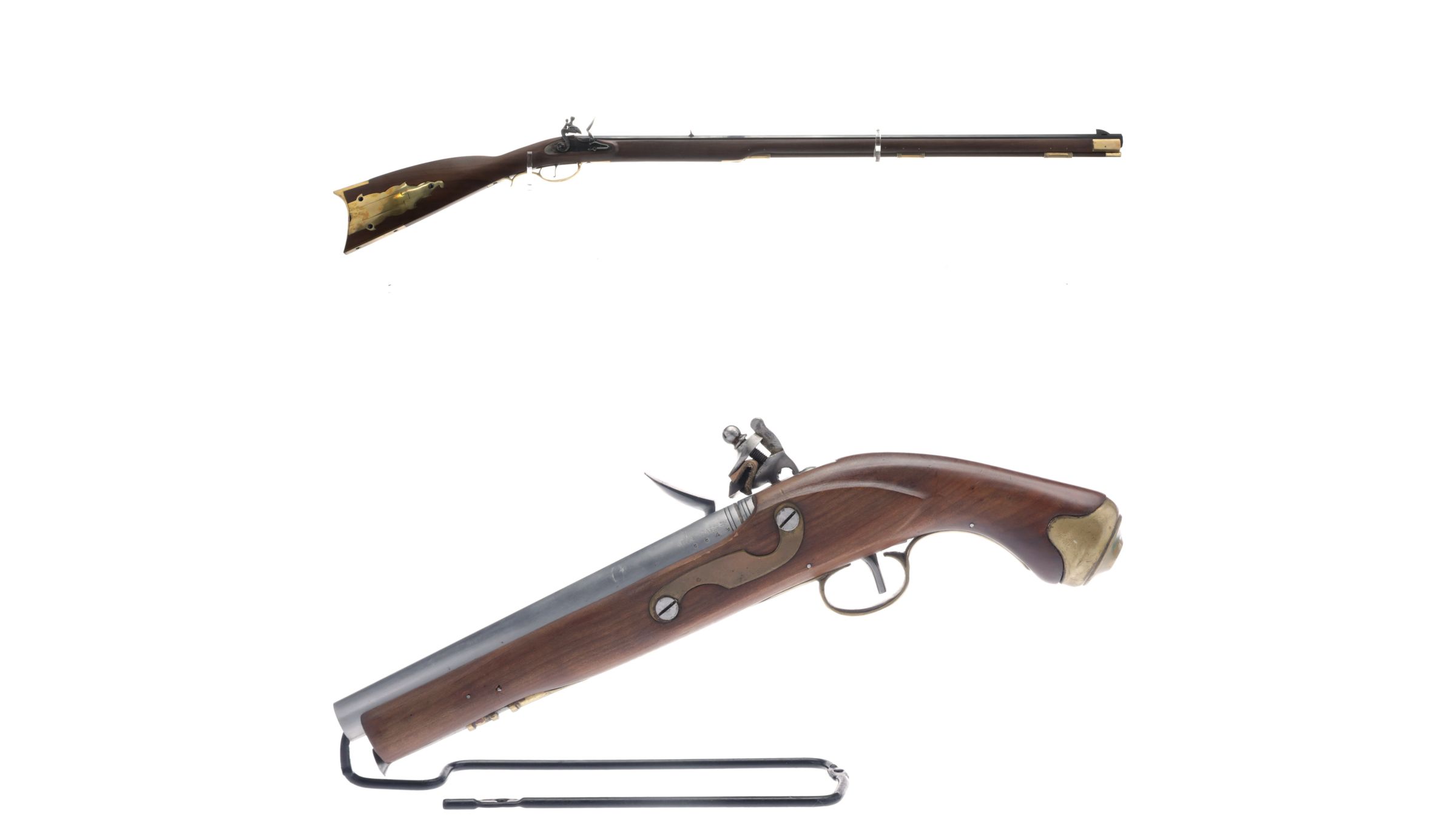 Two Reproduction Flintlock Firearms | Rock Island Auction