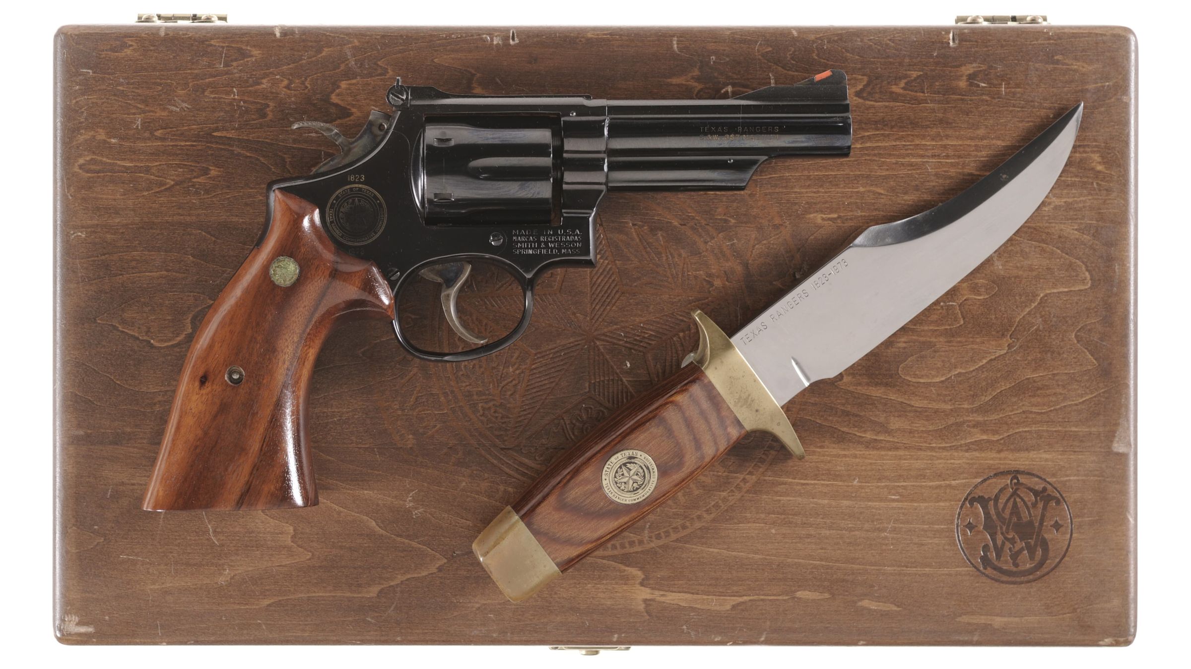Smith & Wesson Model 19-3 Texas Rangers Commemorative Revolver | Rock ...
