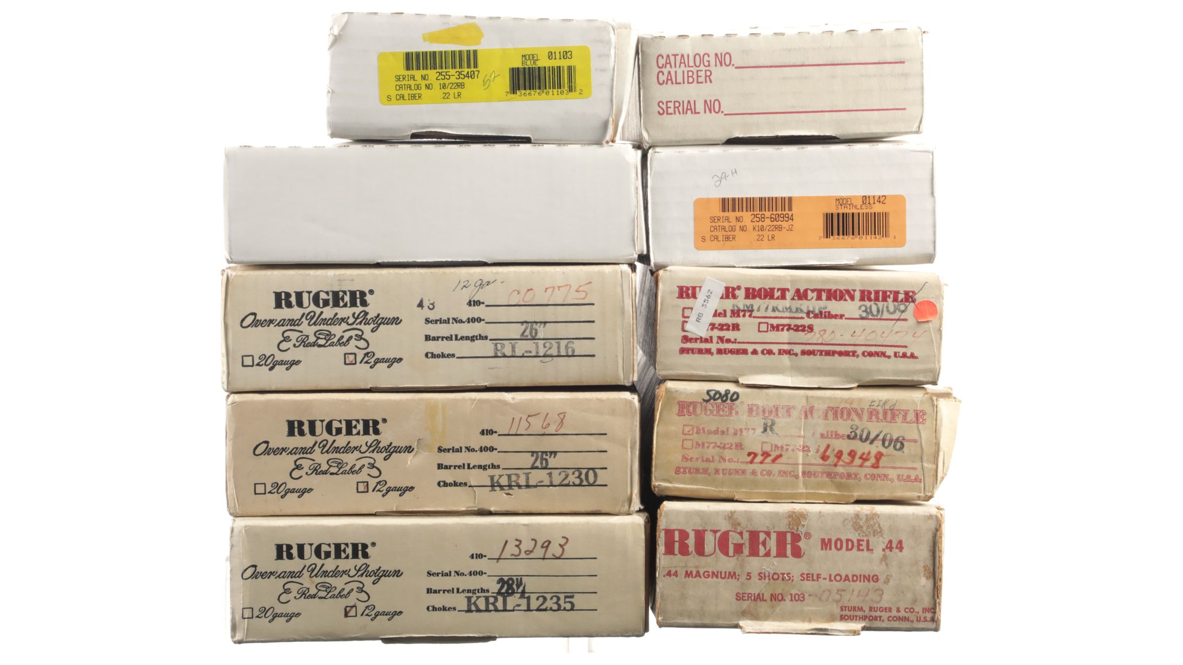 Group of Ruger Long Gun Boxes | Rock Island Auction