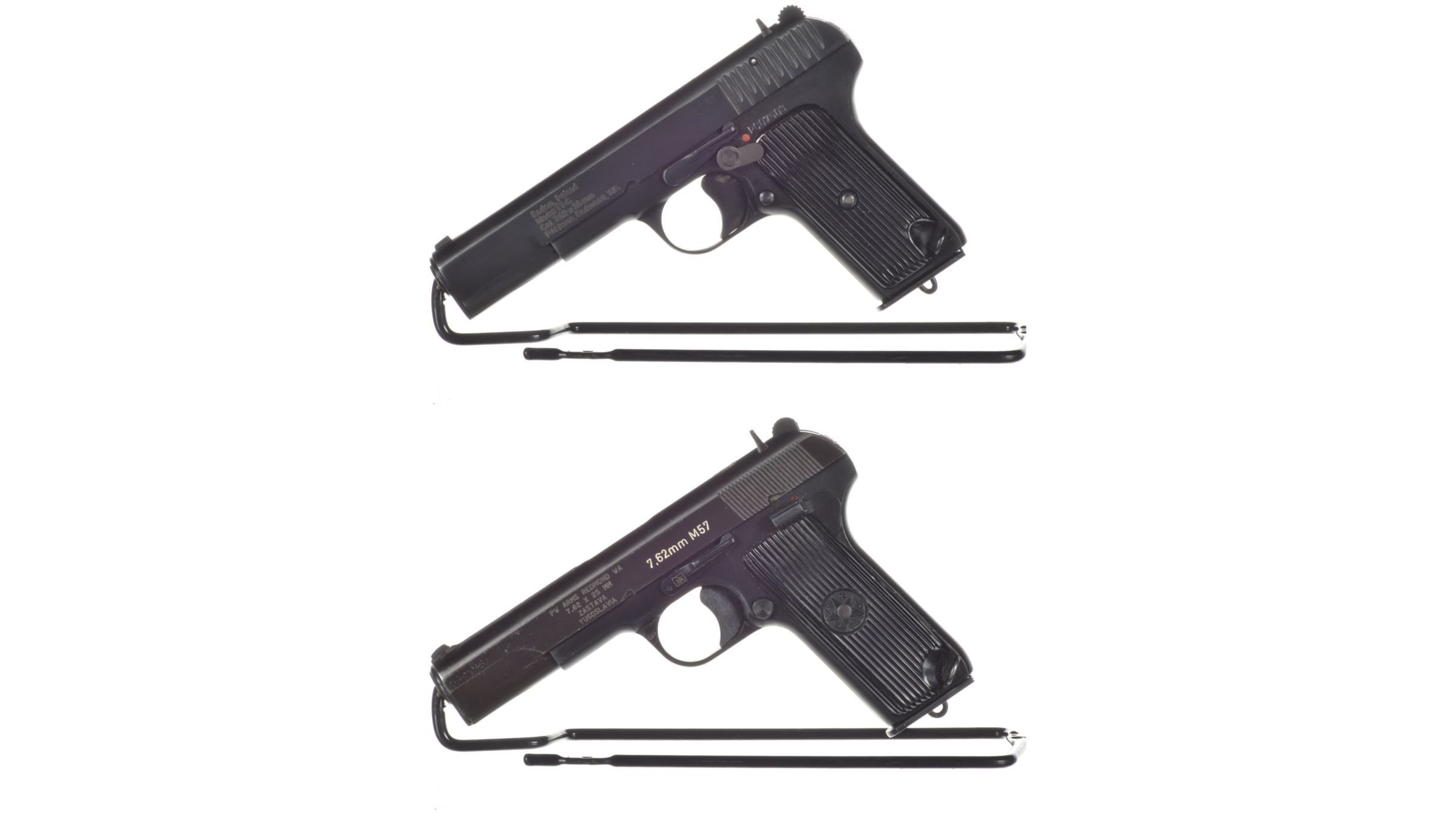 Two Tokarev Style Semi-Automatic Pistols | Rock Island Auction