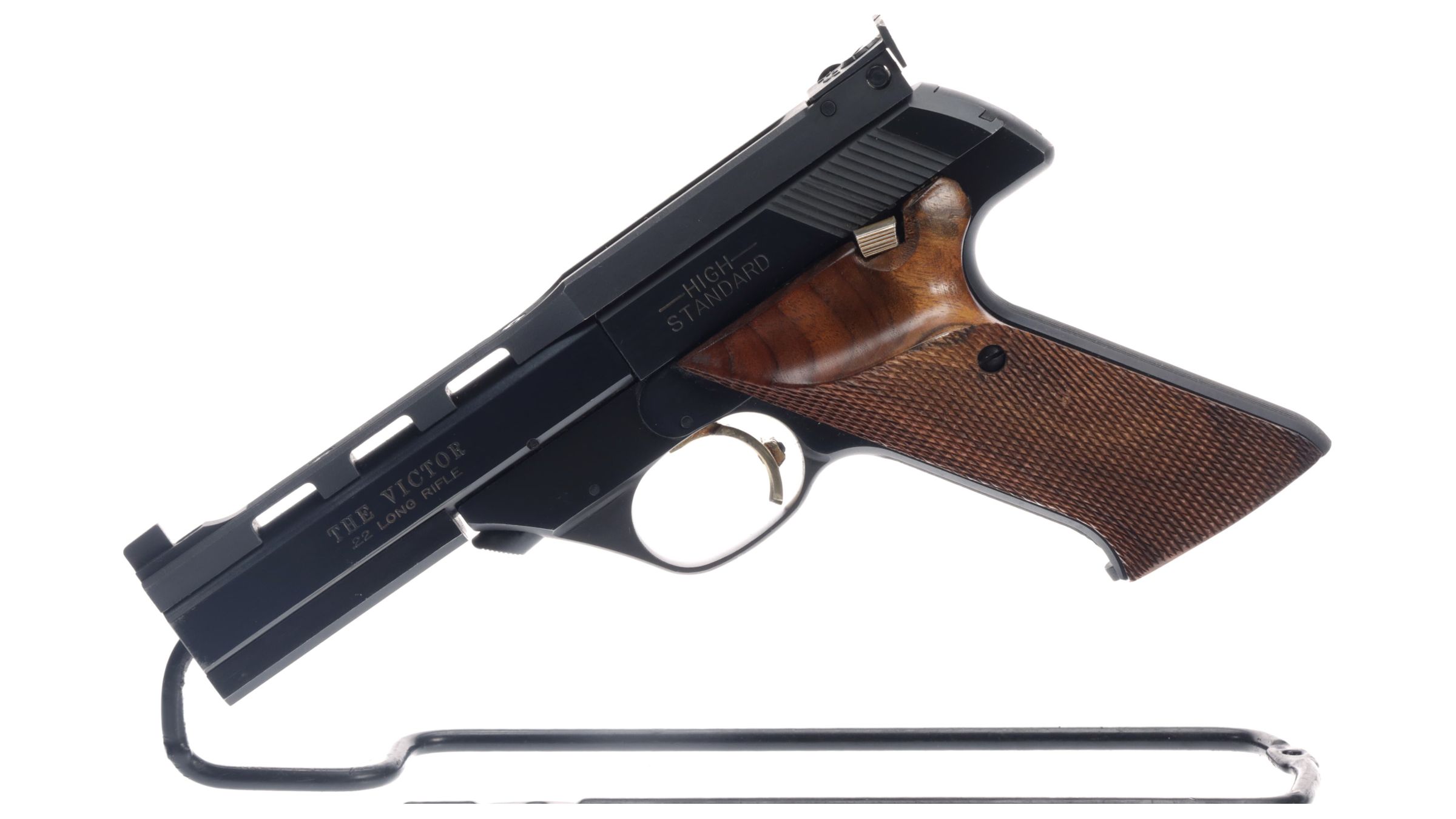 Rare Slant Grip High Standard Victor Model Semi-Automatic Pistol | Rock ...