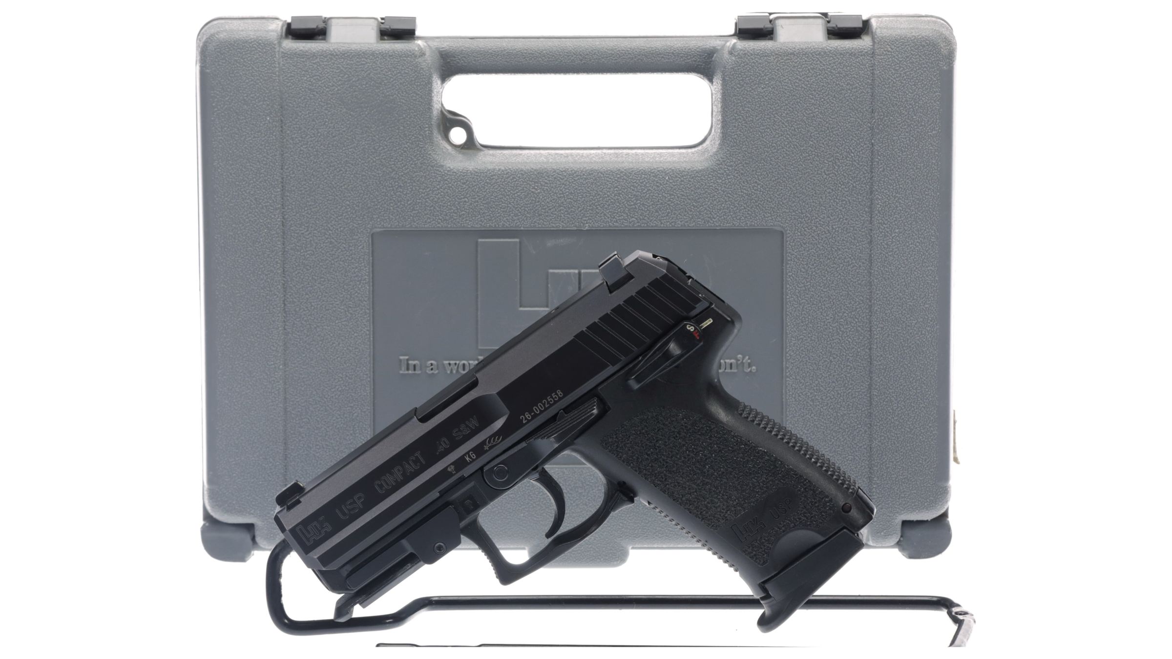 Heckler And Koch Usp Compact Semi Automatic Pistol With Case Rock