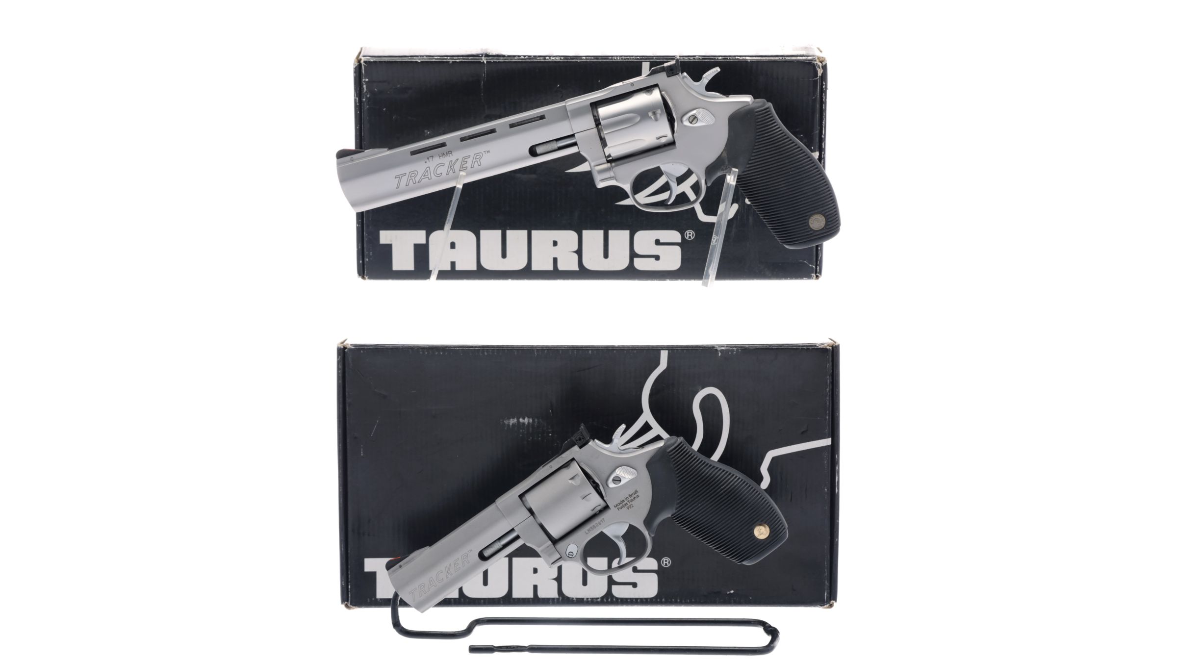 Two Taurus Tracker Double Action Revolvers with Boxes | Rock Island Auction