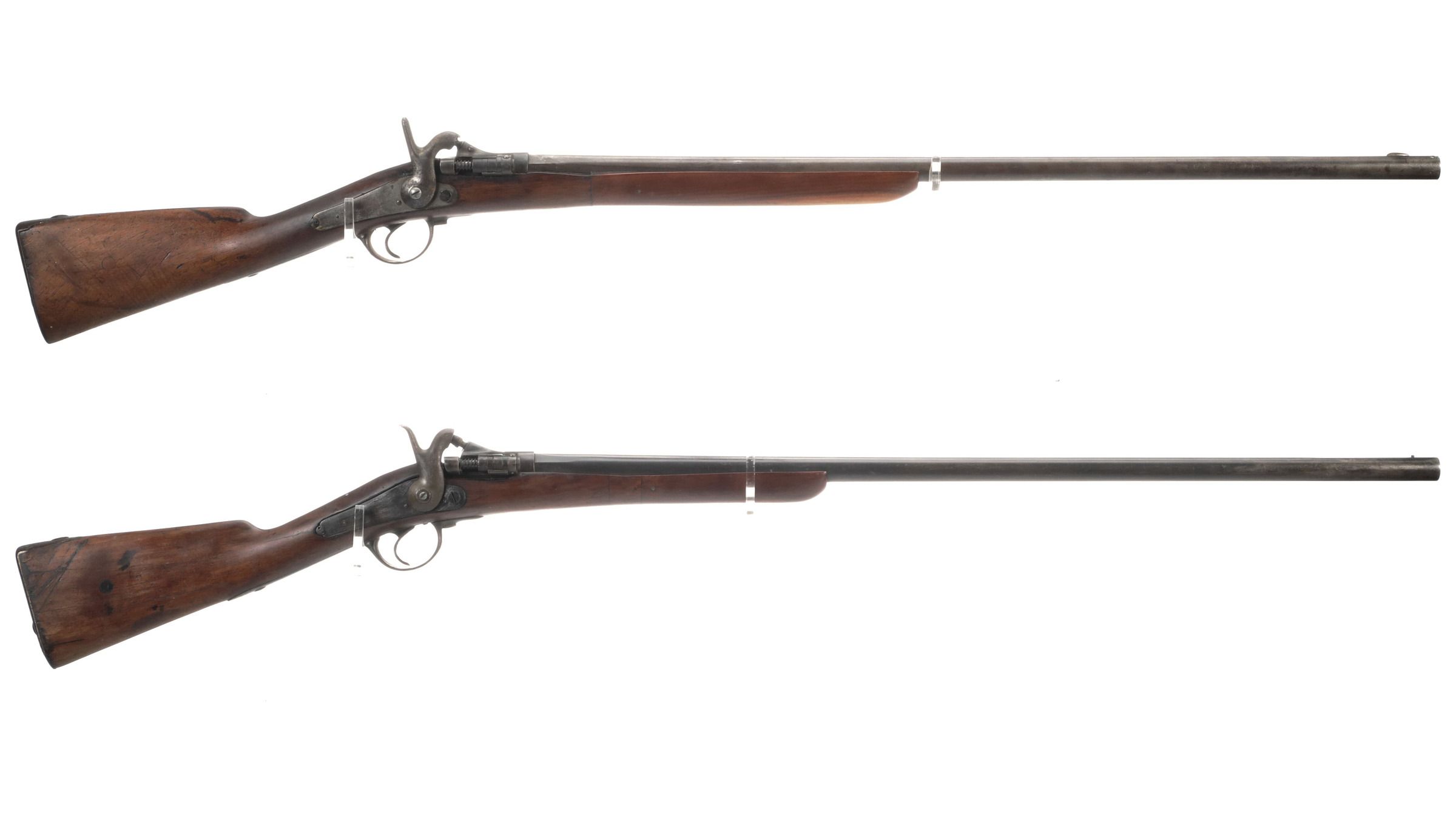 Two Belgian Snider Conversion Single Barrel Shotguns | Rock Island Auction