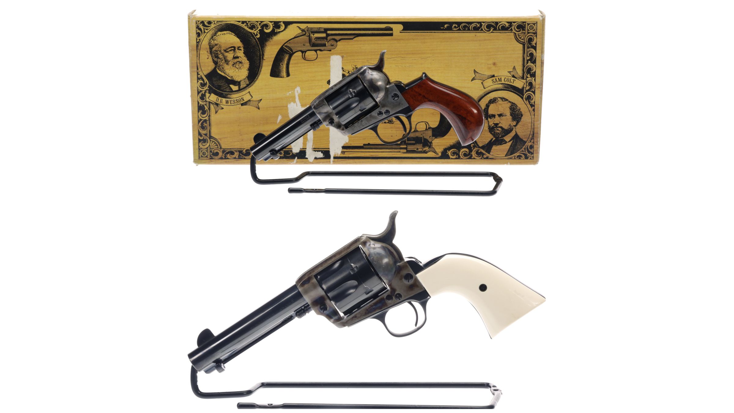 Two Italian Single Action Revolvers | Rock Island Auction