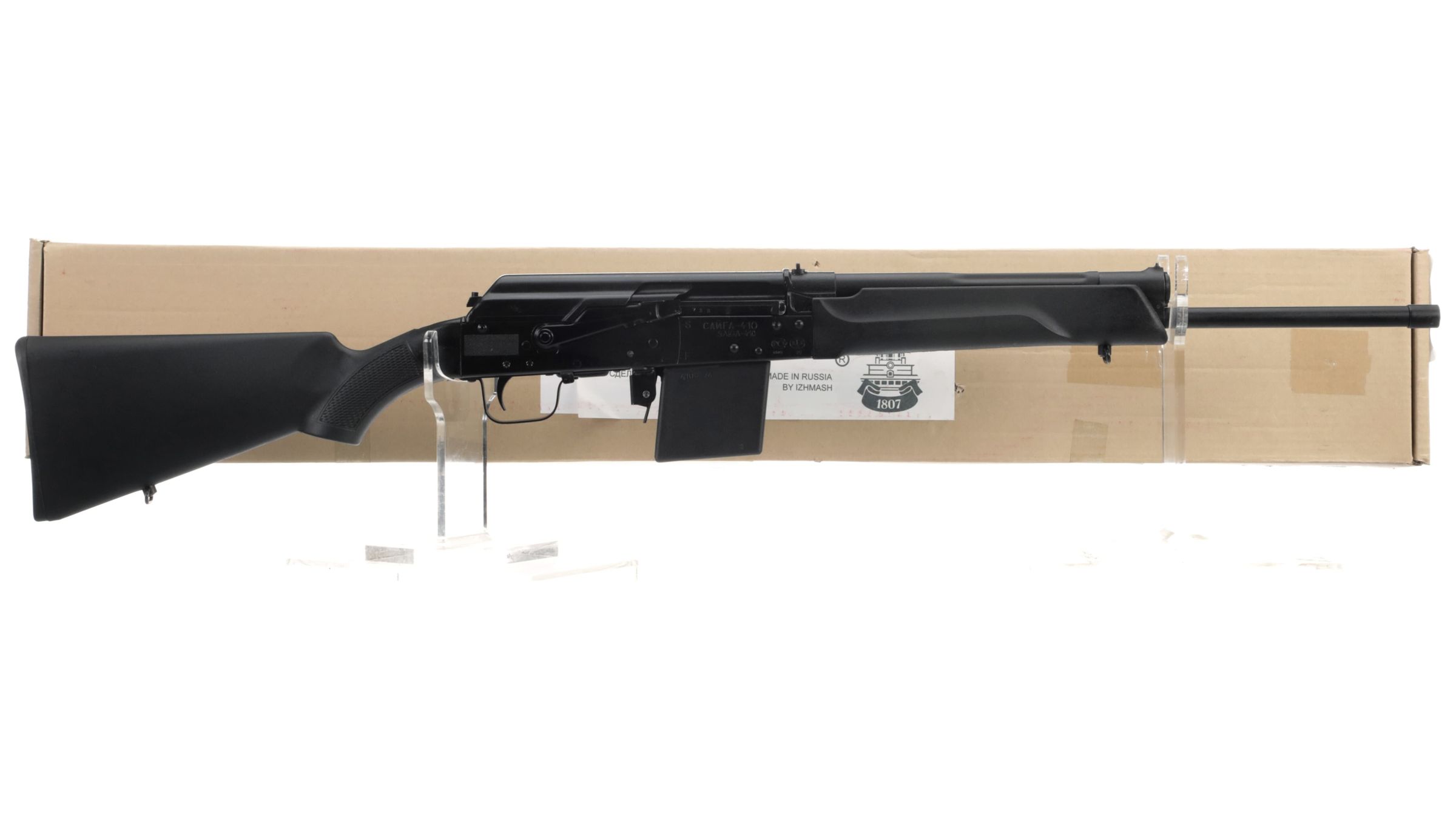 Izhevsk Saiga-410 Semi-Automatic Shotgun with Box | Rock Island Auction