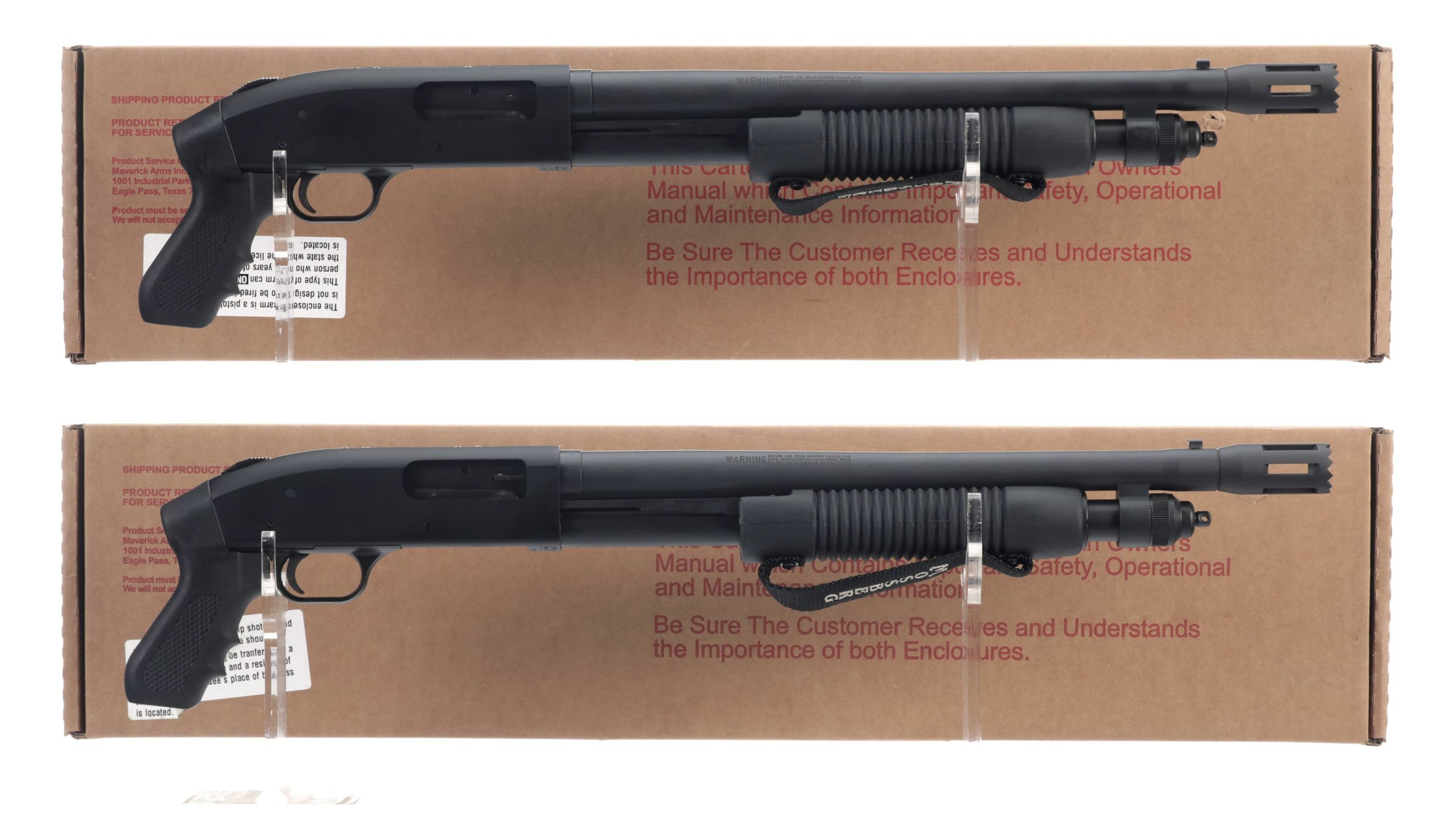 Two Mossberg Model 500 Slide Action Shotguns with Boxes | Rock Island ...