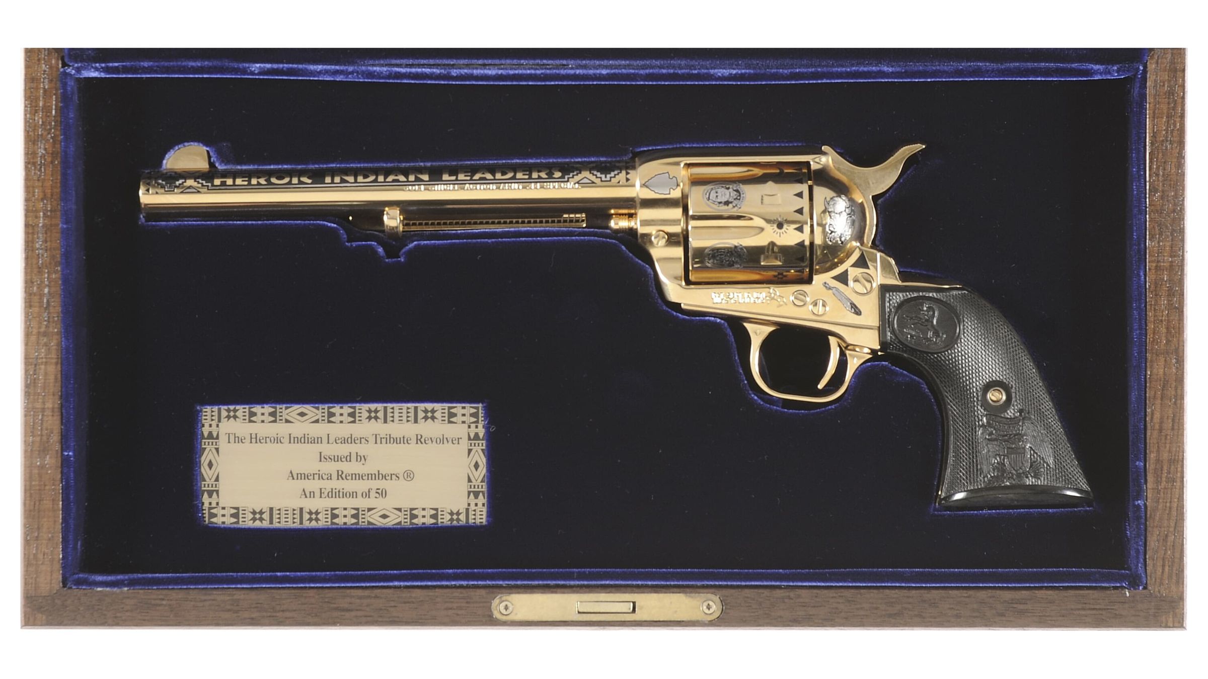 Colt Heroic Indian Leaders Tribute Single Action Army Revolver | Rock ...