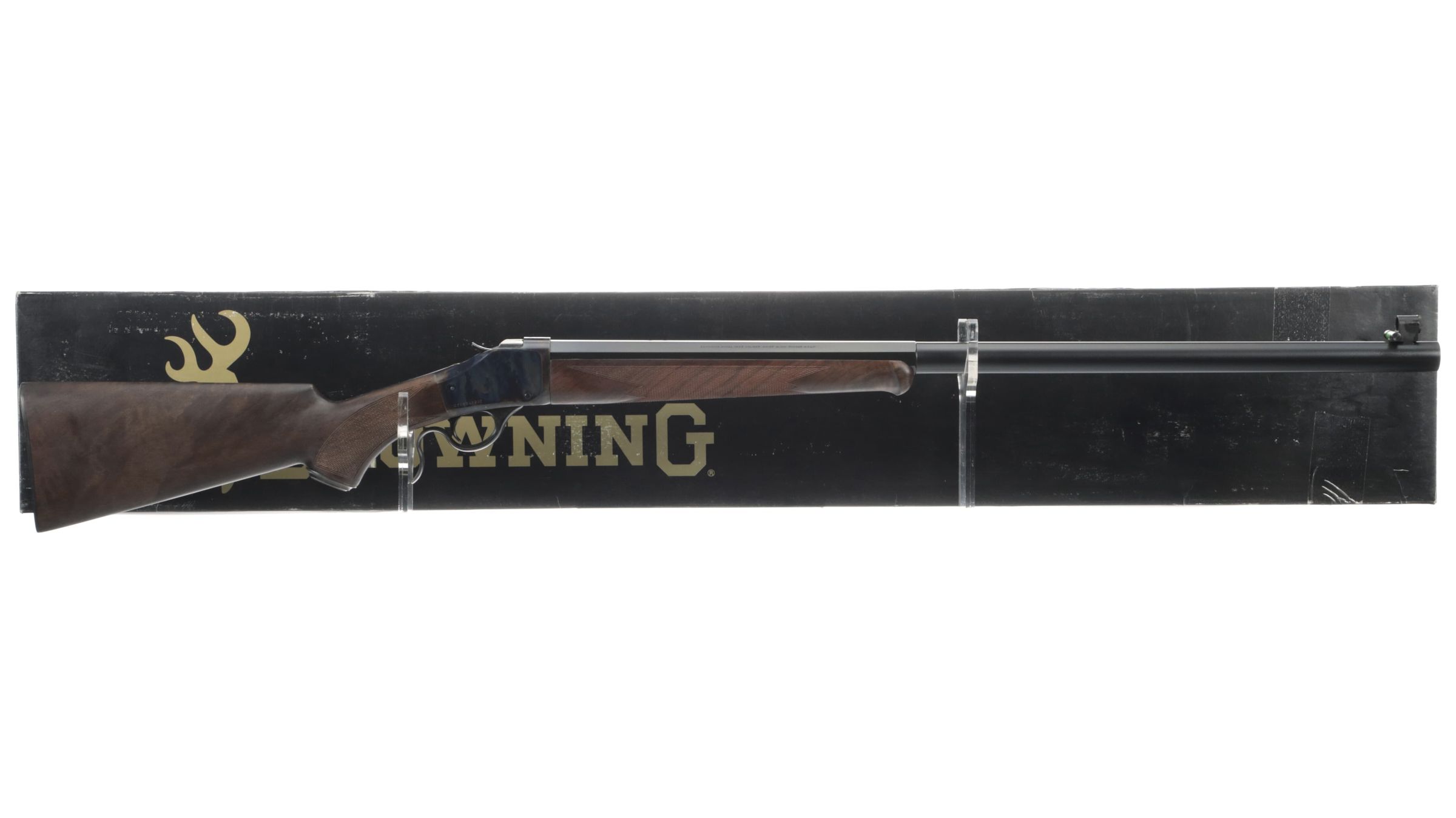 Browning Model 1885 Falling Block Single Shot Rifle with Box | Rock ...