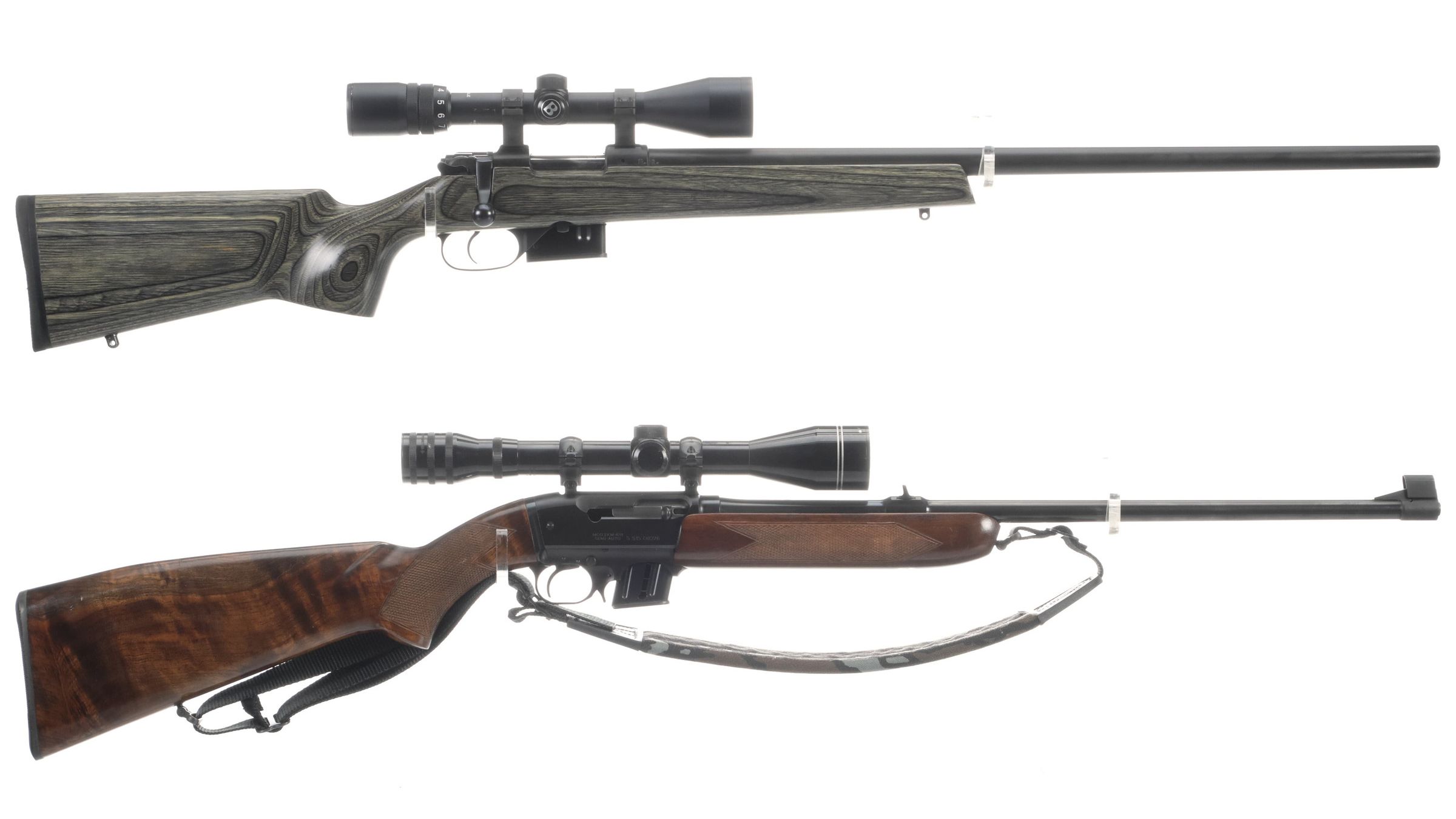 Two Czech Rifles with Scopes | Rock Island Auction