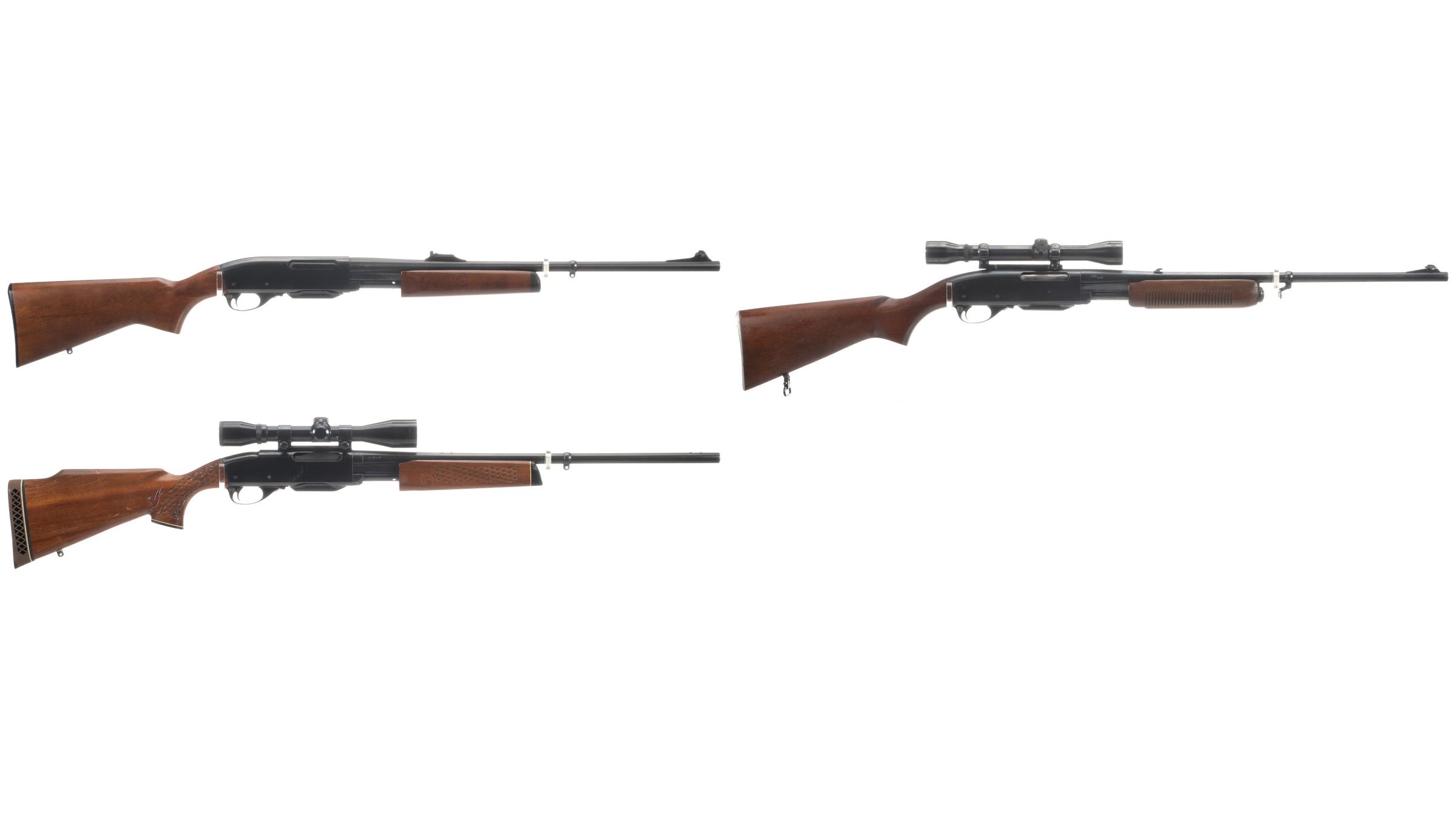 Three Remington Slide Action Rifles | Rock Island Auction