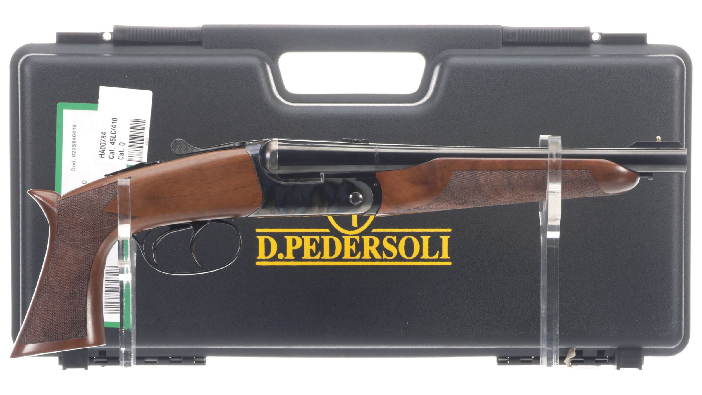 Pedersoli Howdah Double Barrel Pistol with Case | Rock Island Auction