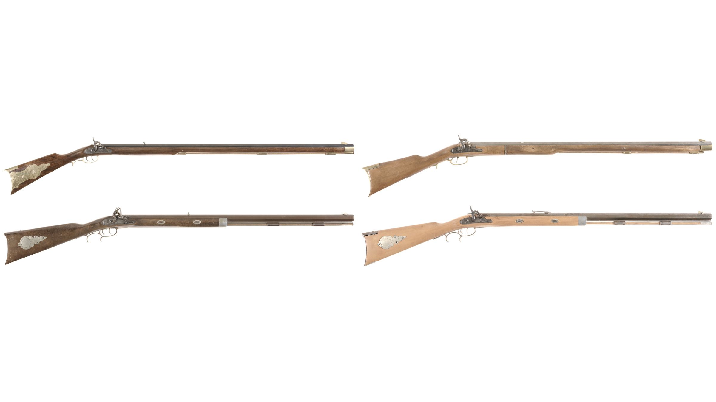 Four Contemporary Percussion Rifles | Rock Island Auction