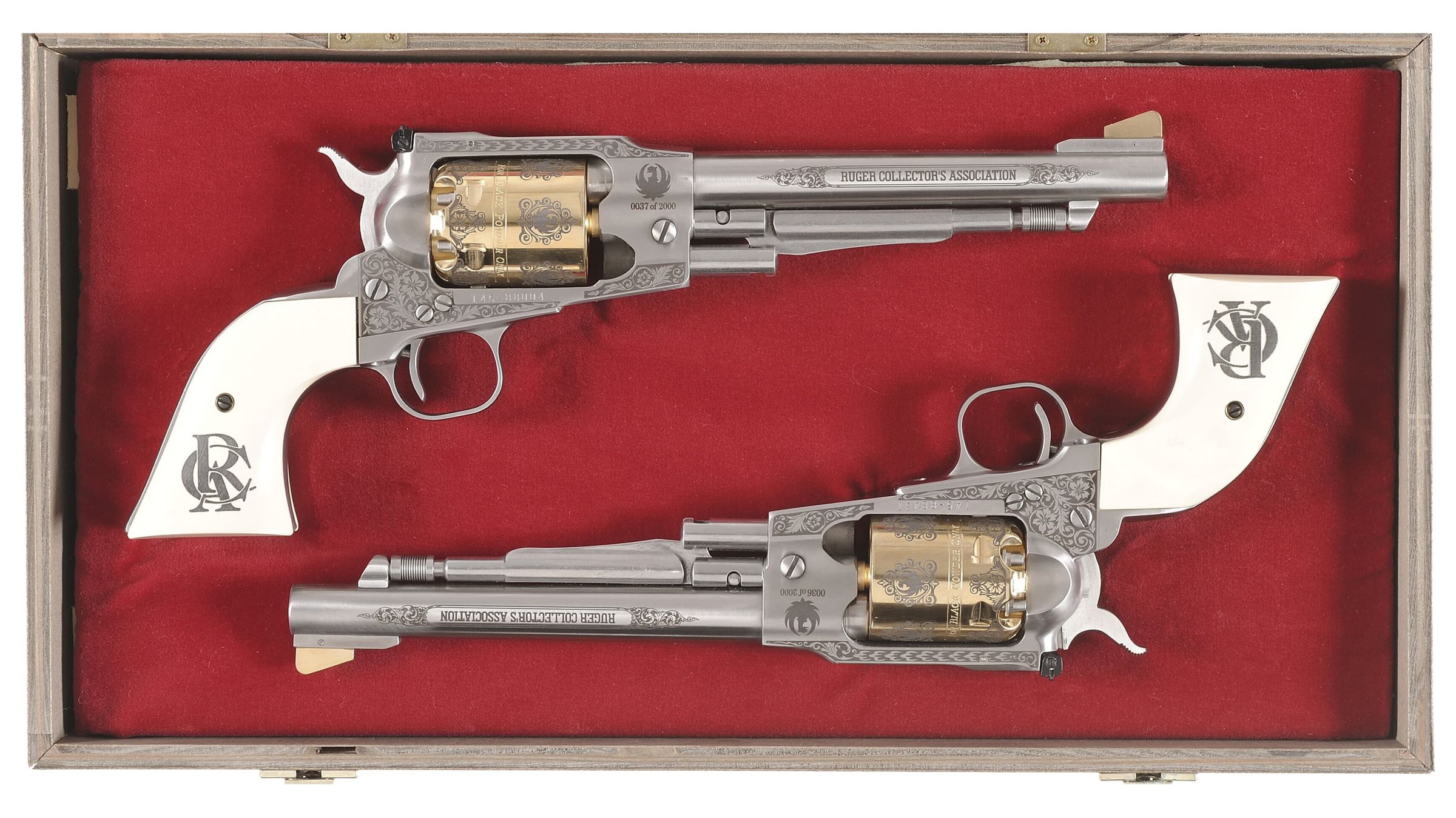 Cased Pair of Ruger Collector's Association Old Army Revolvers | Rock ...