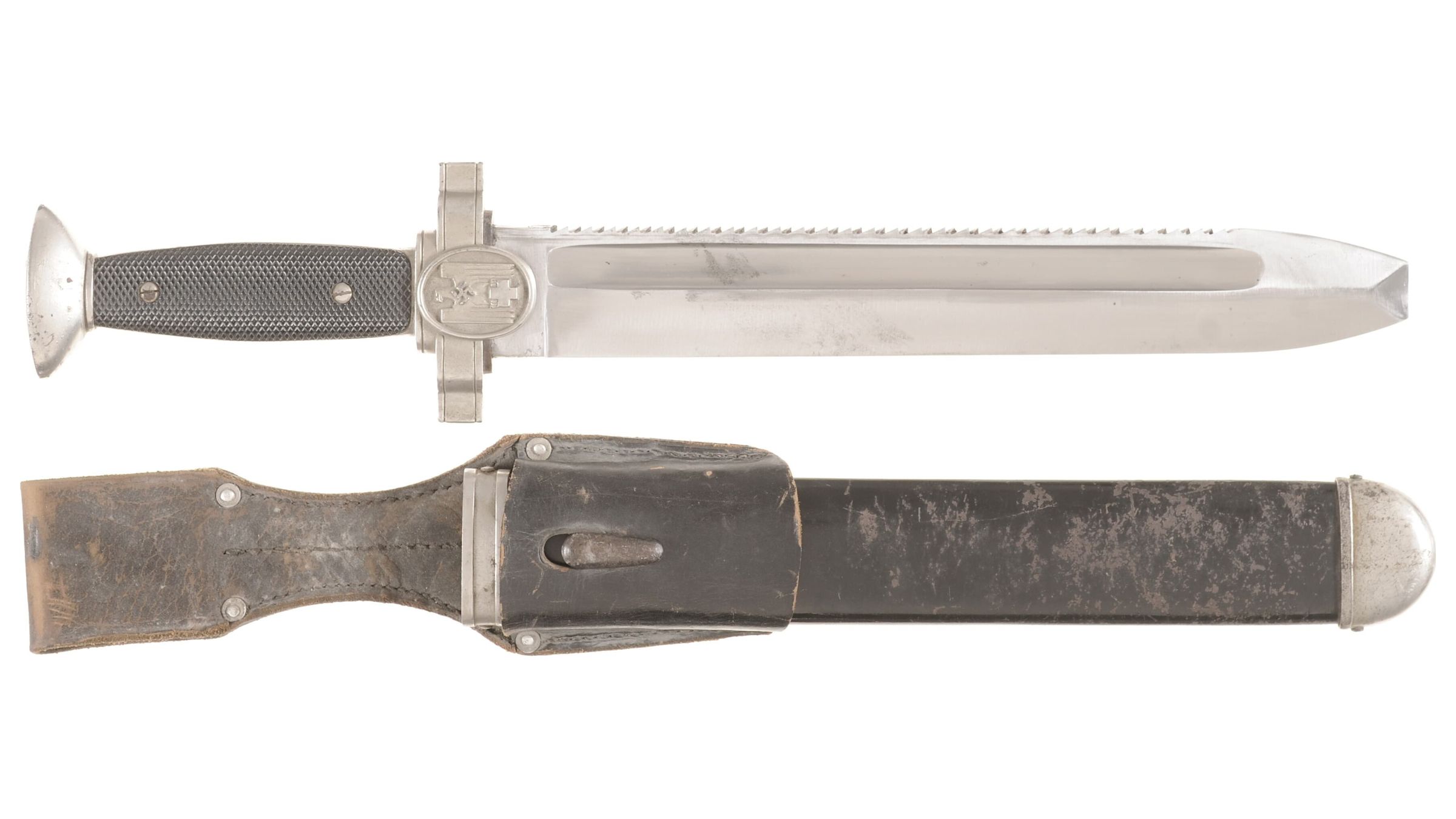 German Red Cross Style Hewer with Scabbard | Rock Island Auction