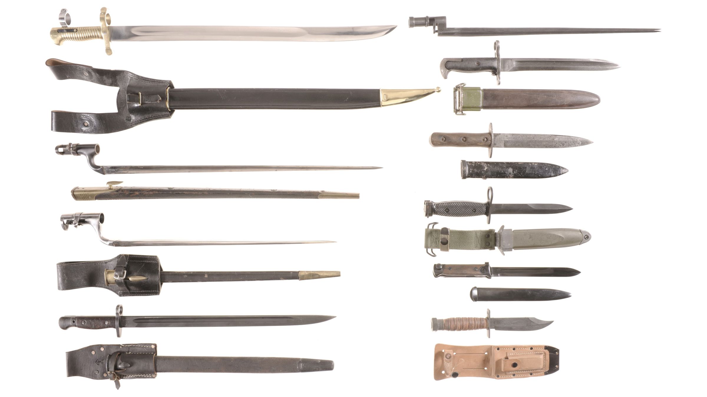 Ten Assorted Edged Weapons | Rock Island Auction