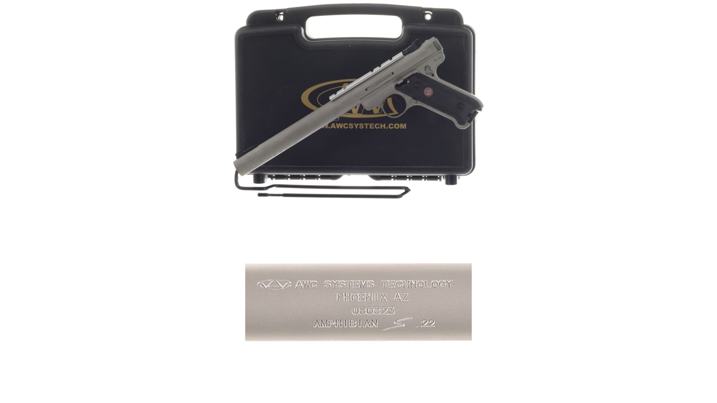 Ruger Mark III Pistol with Integral AWC Class III/NFA Silencer | Rock ...