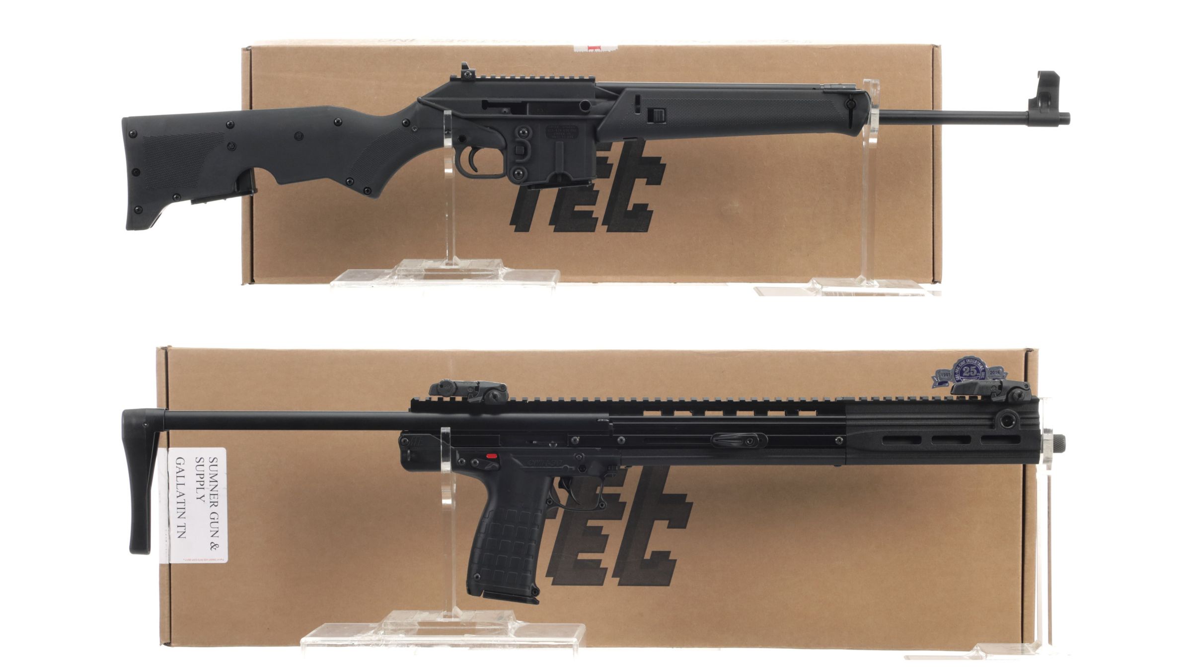 Two Kel-Tec Semi-Automatic Rifles with Boxes | Rock Island Auction