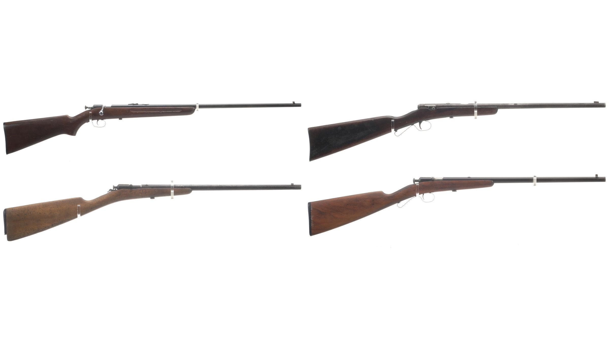 Four Rimfire Single Shot Bolt Action Rifles | Rock Island Auction