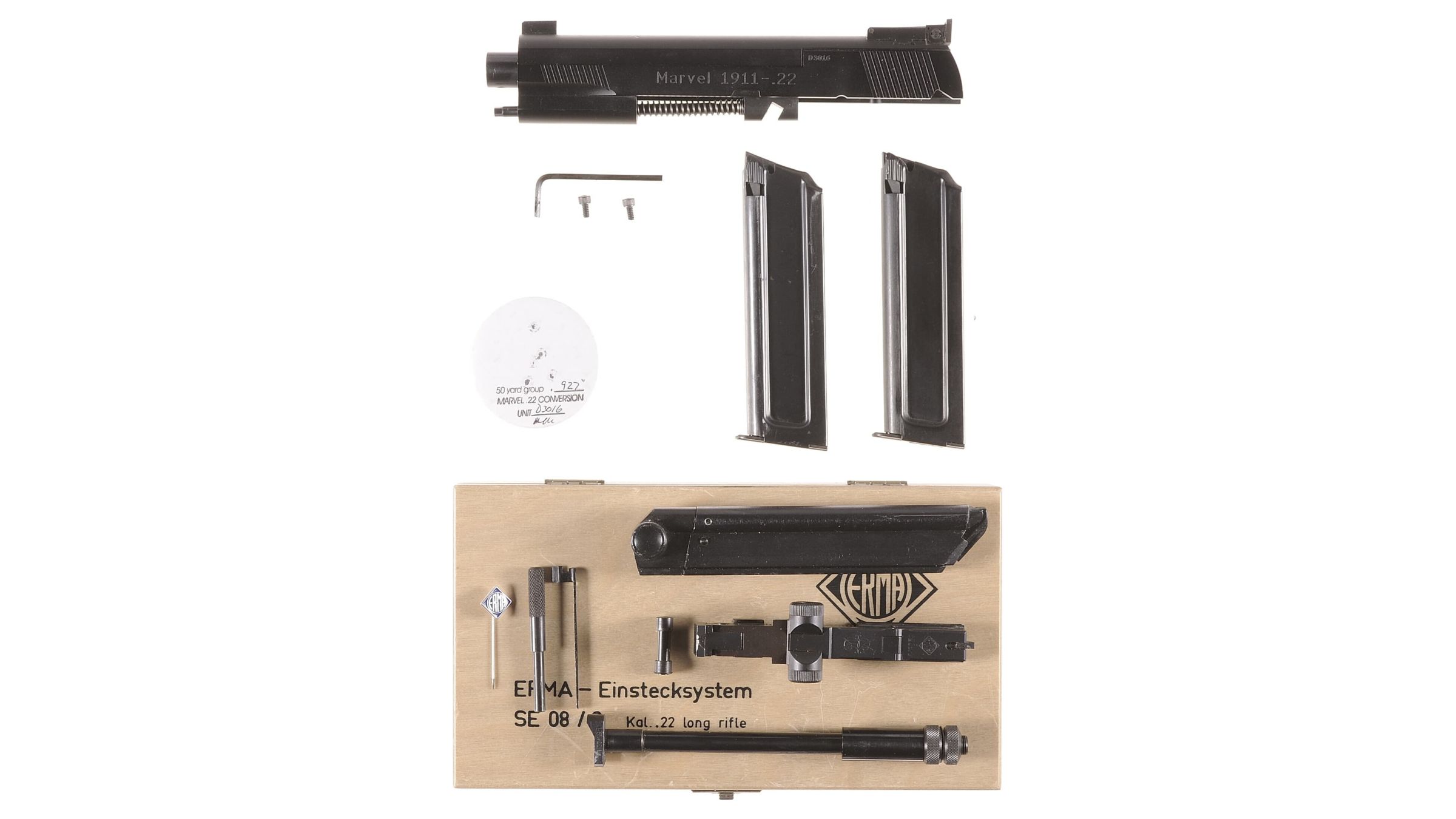 Two .22 LR Caliber Pistol Conversion Kits | Rock Island Auction