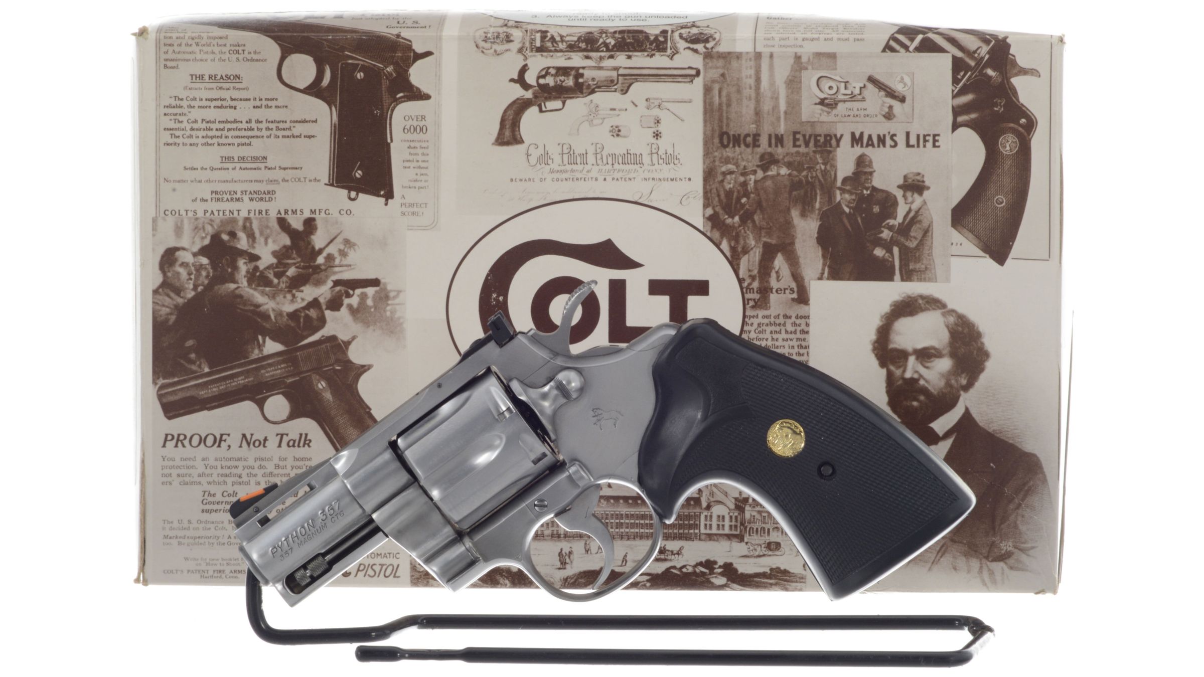 Colt Python Double Action Revolver with 2 1/2 Inch Barrel | Rock Island ...