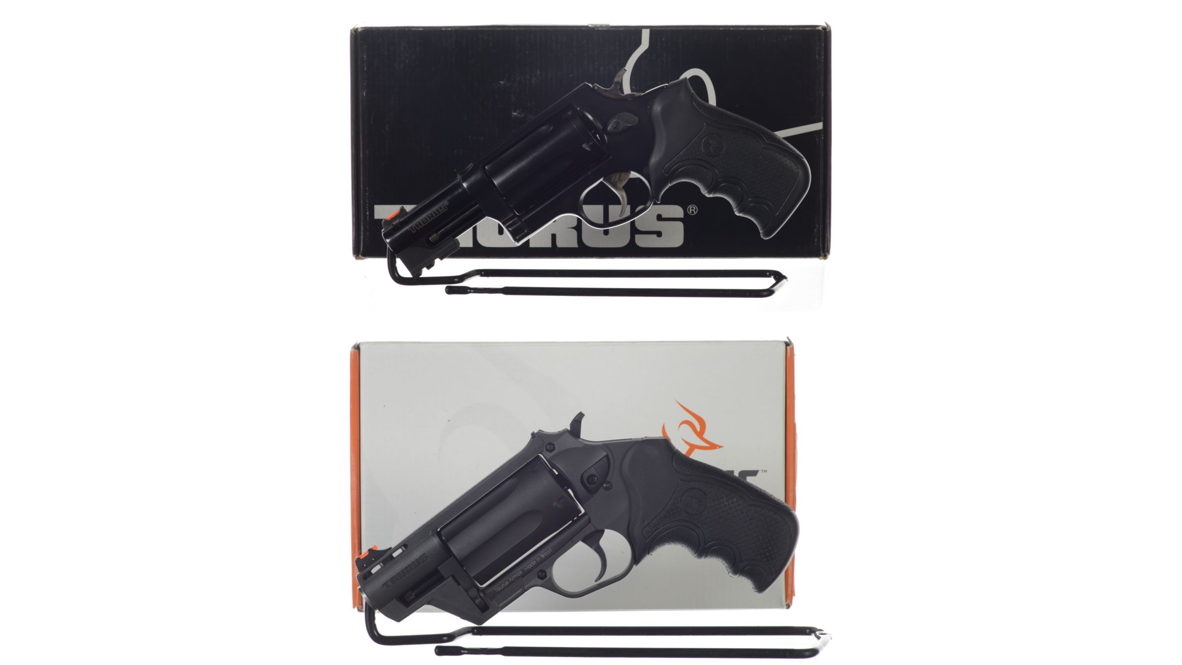 Two Taurus The Judge Double Action Revolvers with Boxes | Rock Island ...