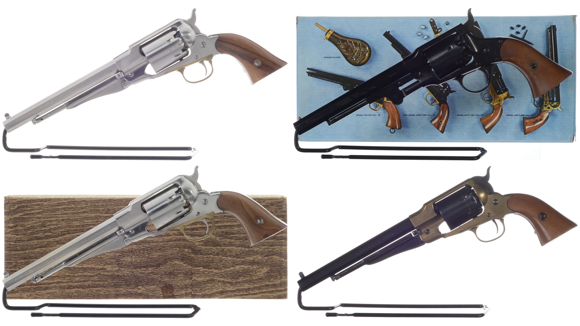 Four Reproduction Percussion Revolvers | Rock Island Auction