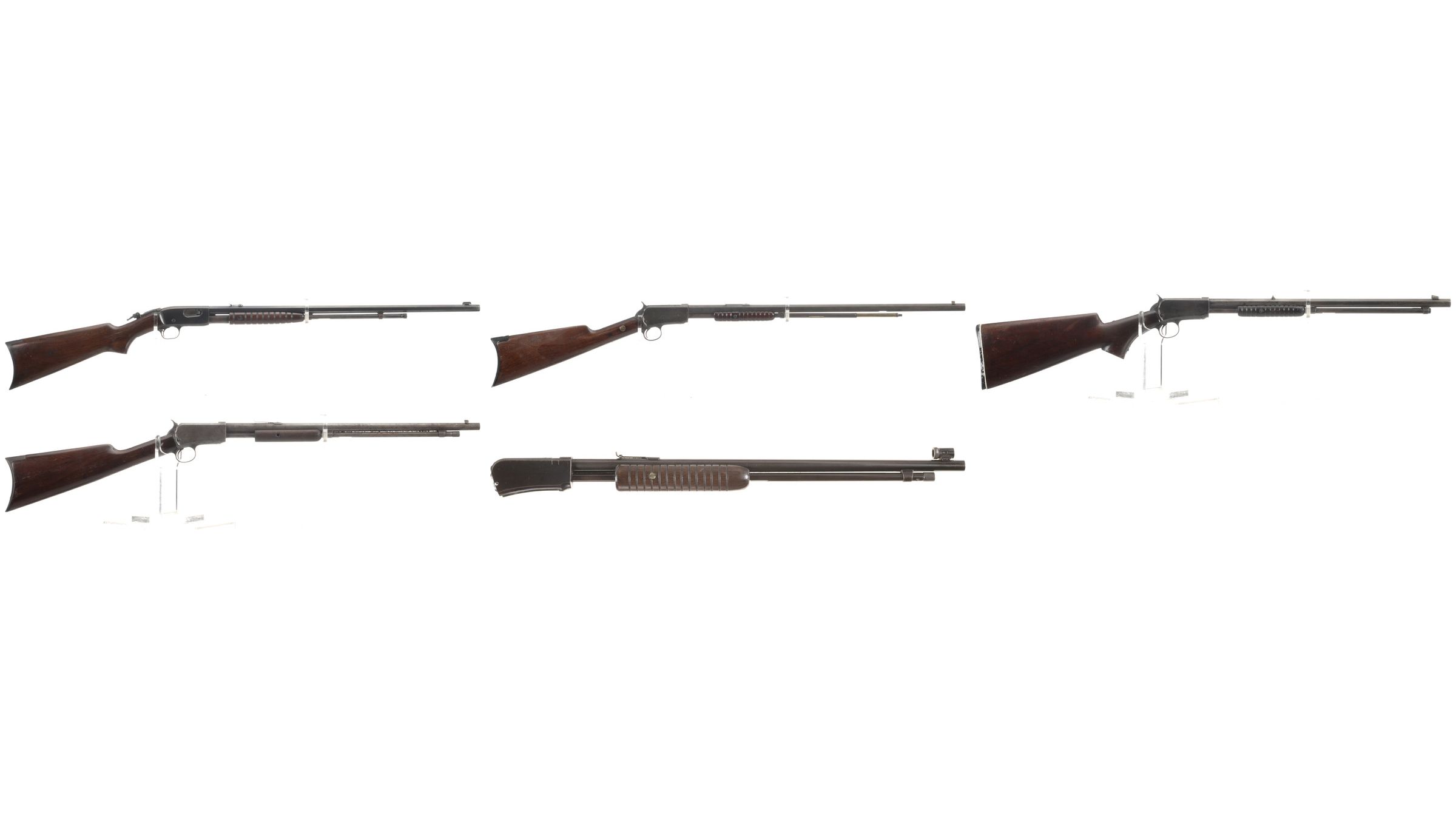 Five Slide Action Rifles | Rock Island Auction