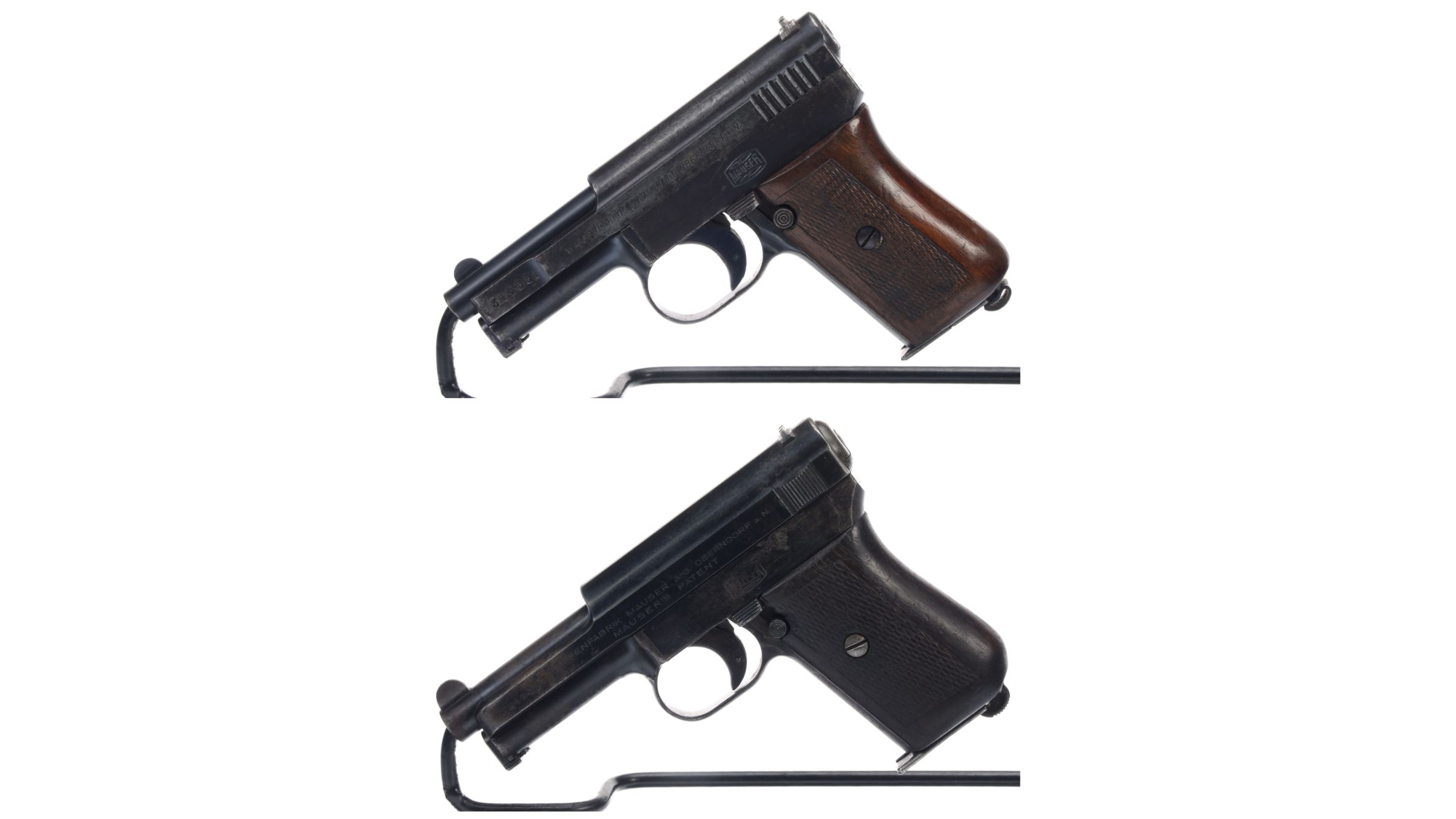 Two Mauser Semi-Automatic Pistols | Rock Island Auction