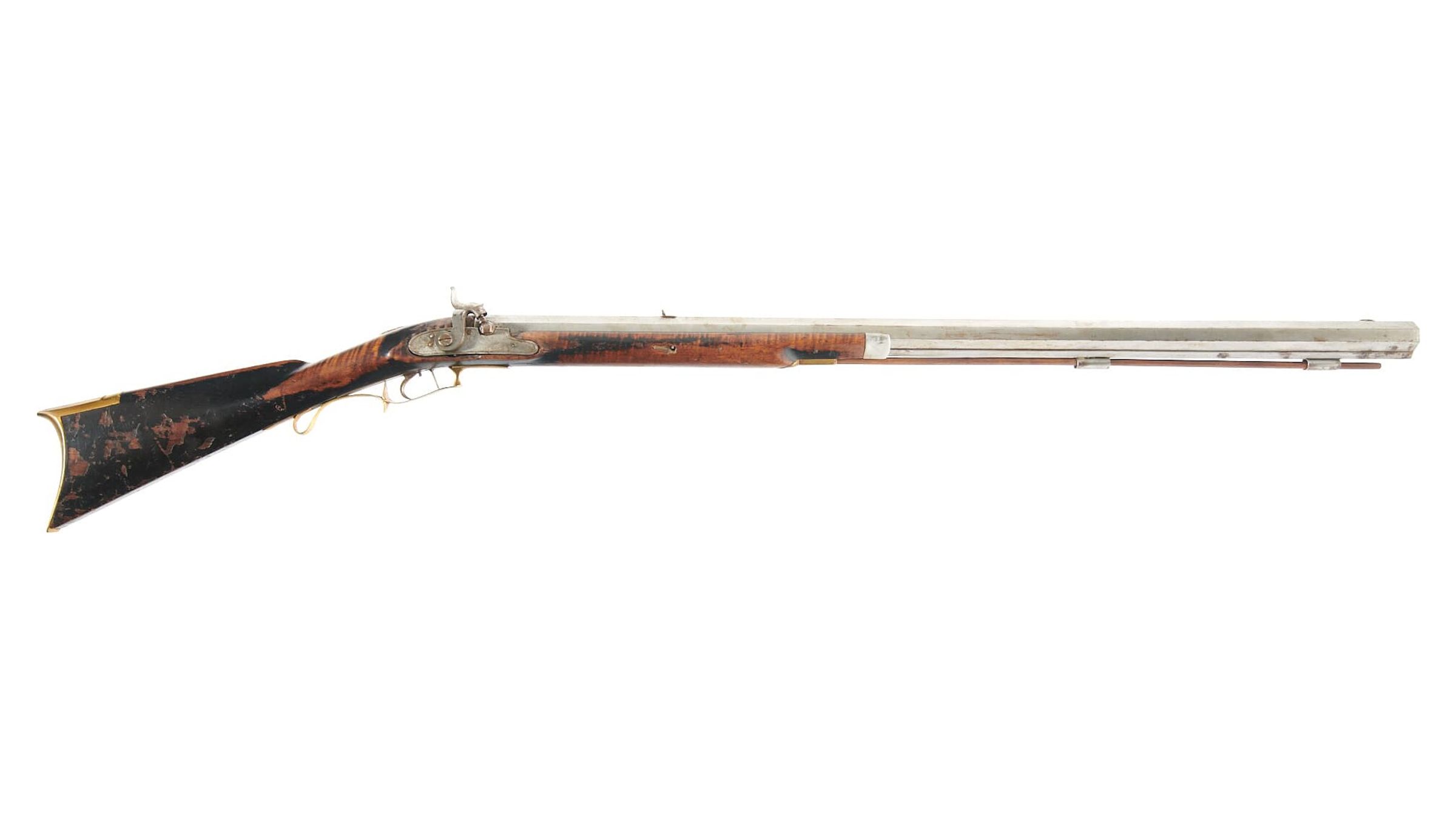 J. Cock Ohio Half-Stock Percussion Rifle | Rock Island Auction