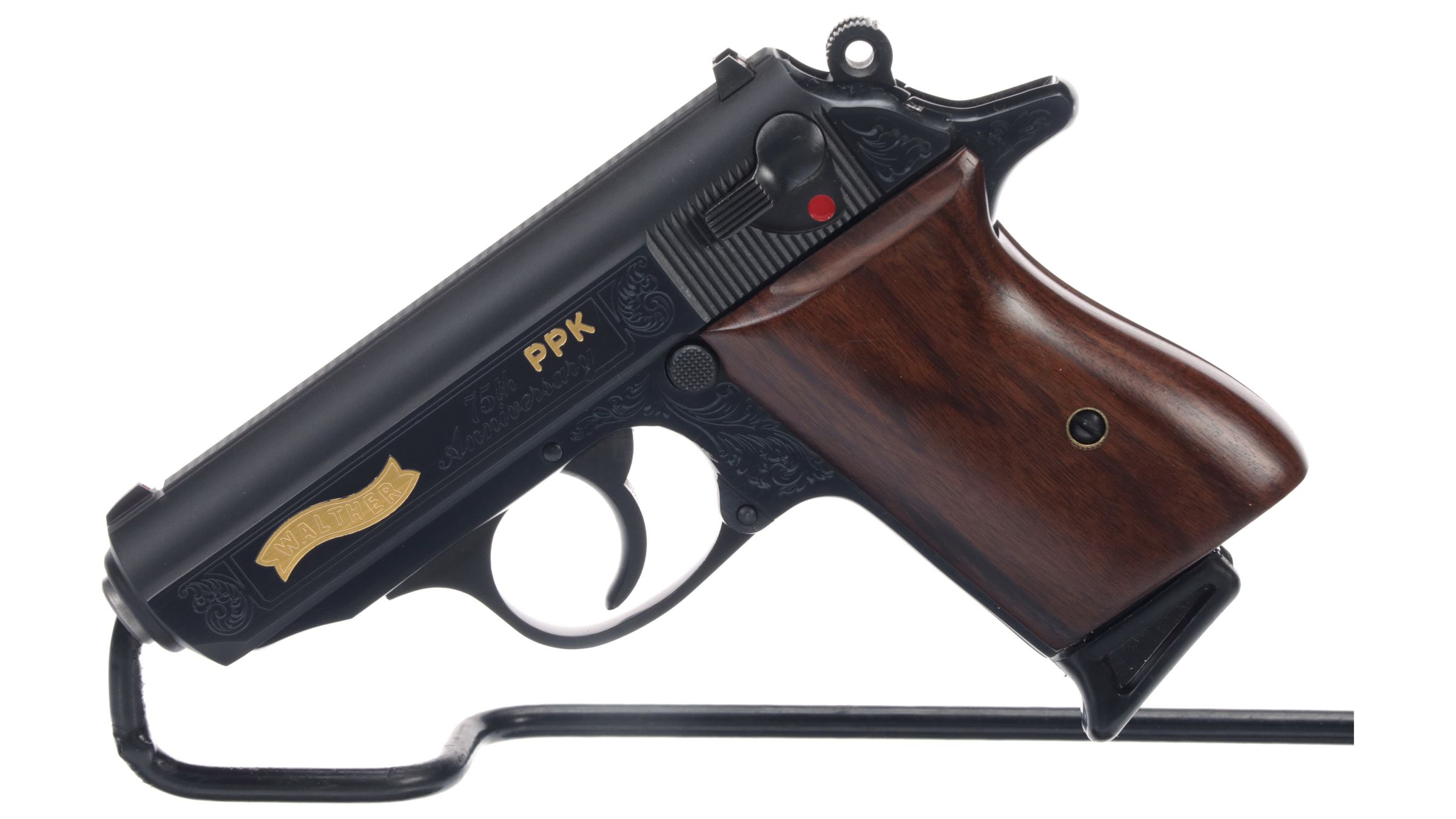Engraved Walther PPK 75th Anniversary Semi-Automatic Pistol | Rock ...