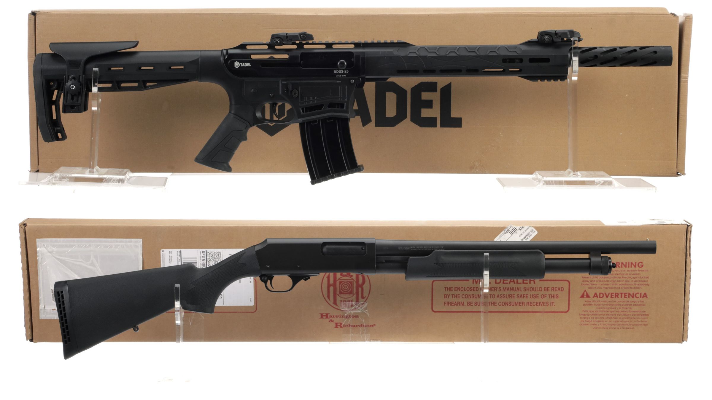 Two Shotguns With Boxes Rock Island Auction