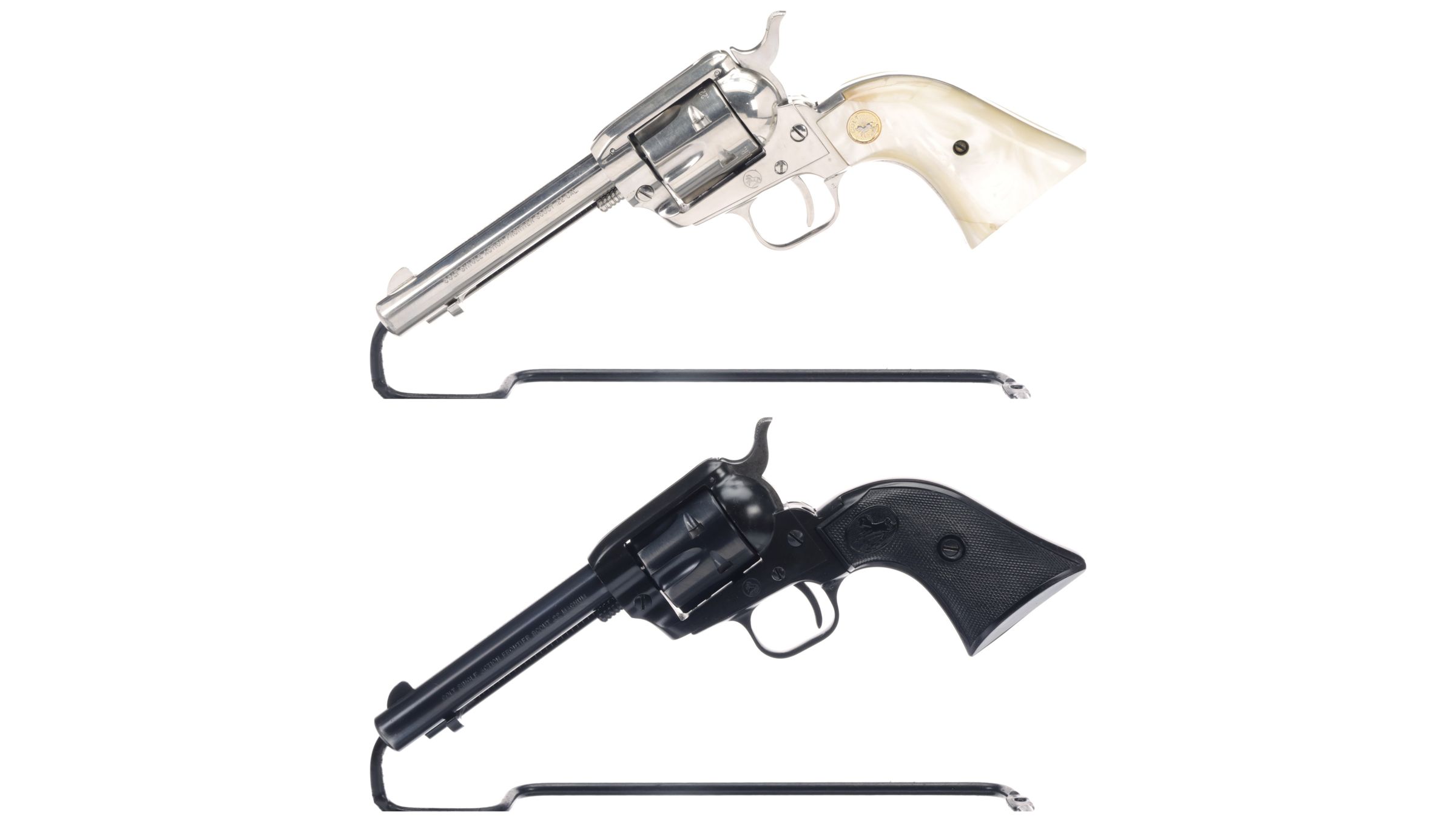 Two Colt Single Action Frontier Scout Revolvers | Rock Island Auction