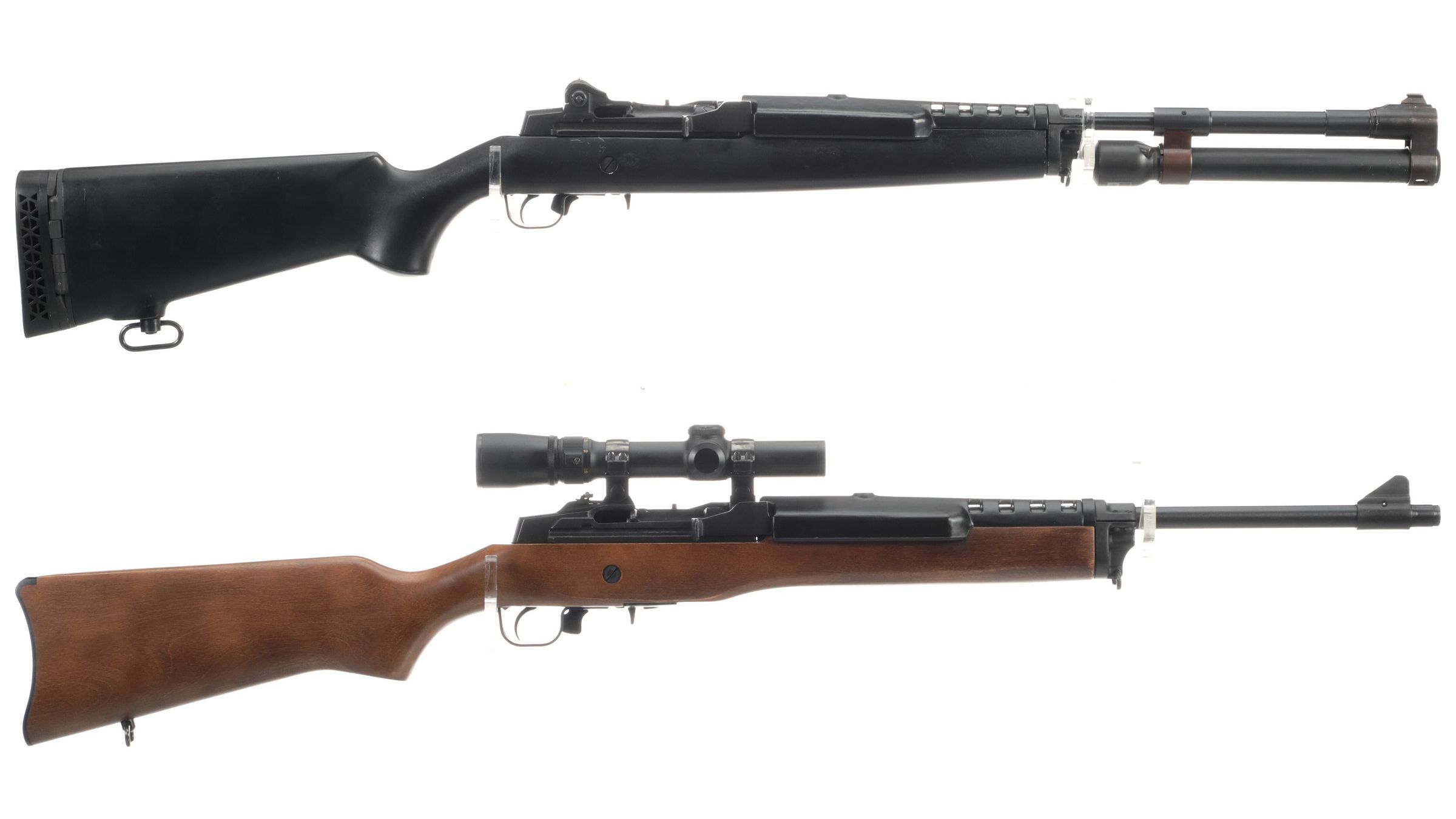 Two Ruger Semi-Automatic Rifles | Rock Island Auction