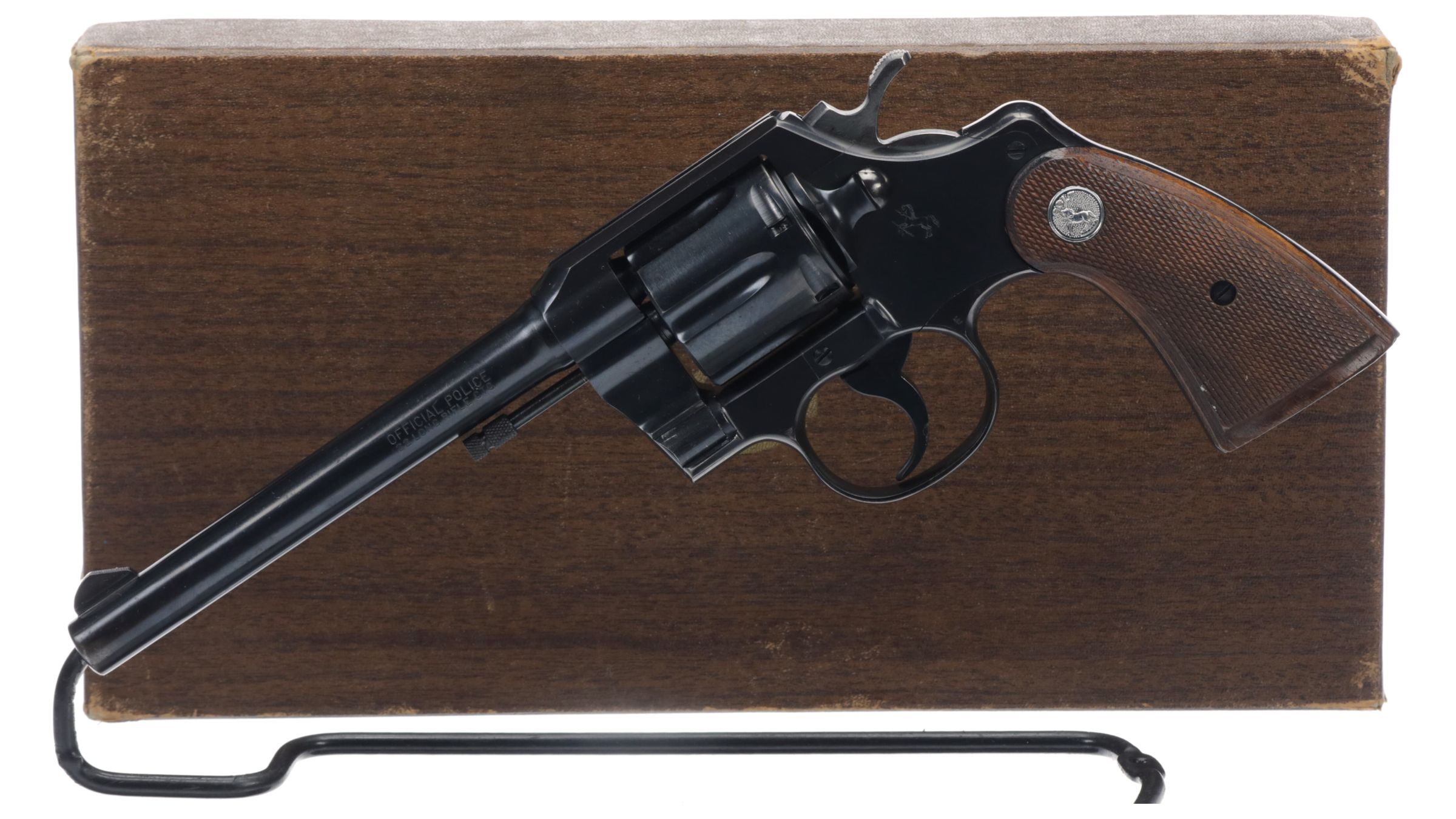 Colt Official Police Double Action Revolver with Box | Rock Island Auction