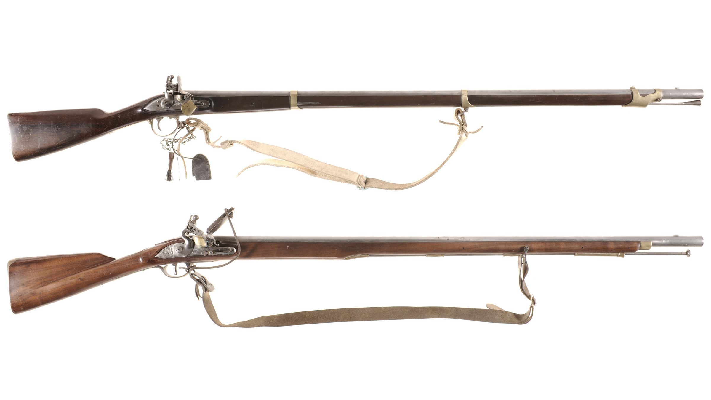 Two Reproduction Flintlock Rifles | Rock Island Auction