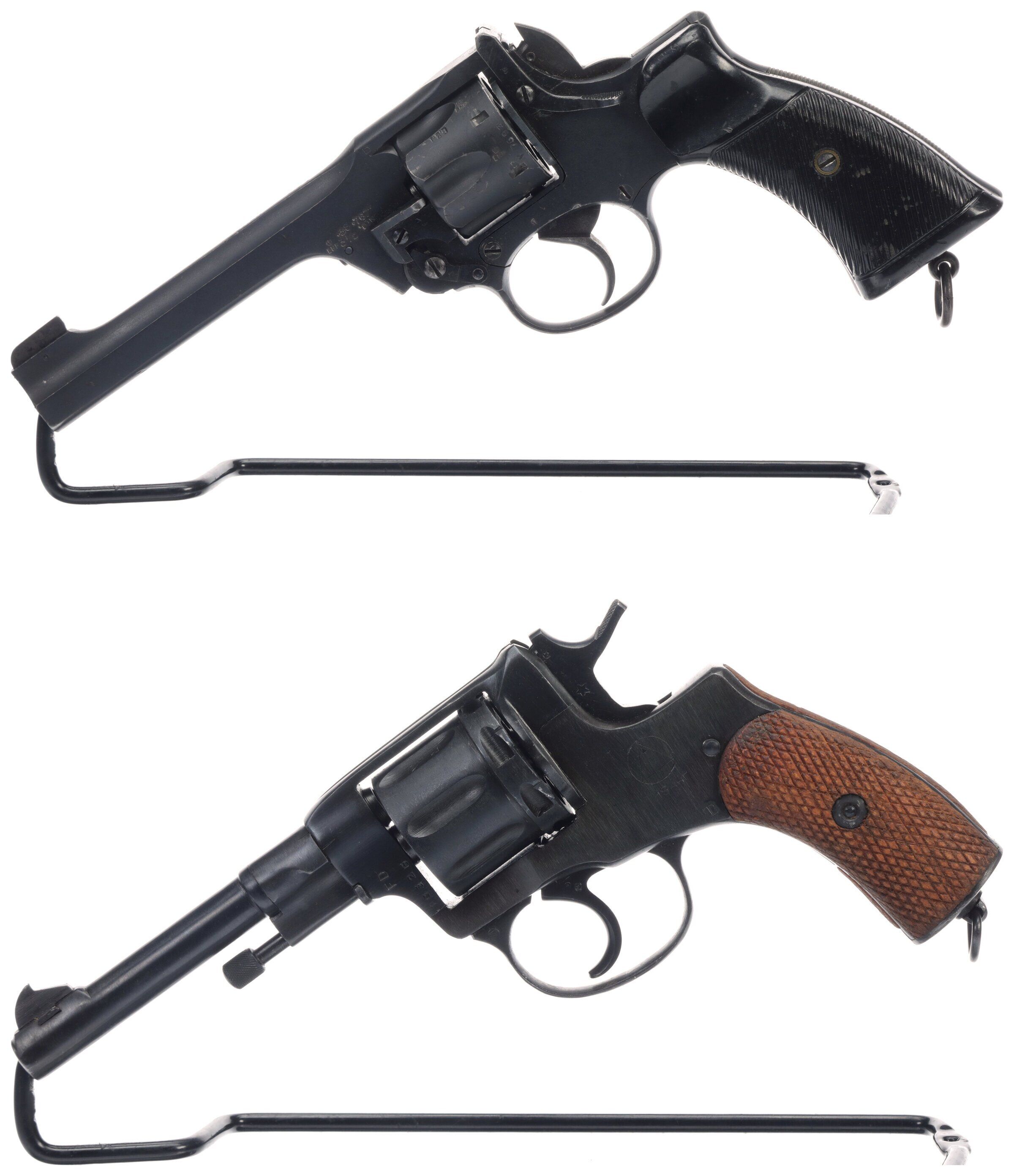 Two Double Action Revolvers with Holsters | Rock Island Auction